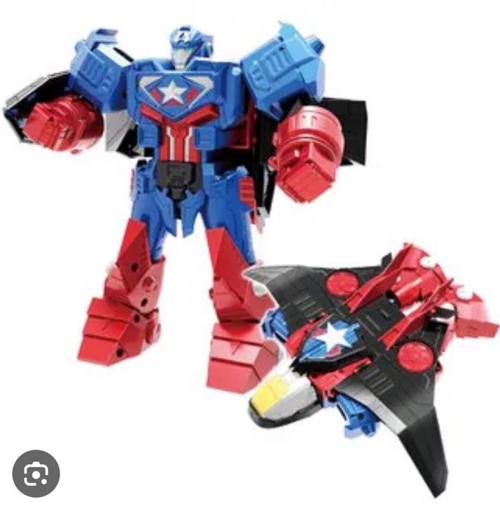 Marvel Transformation Captain America action figure toys - Walmart.com