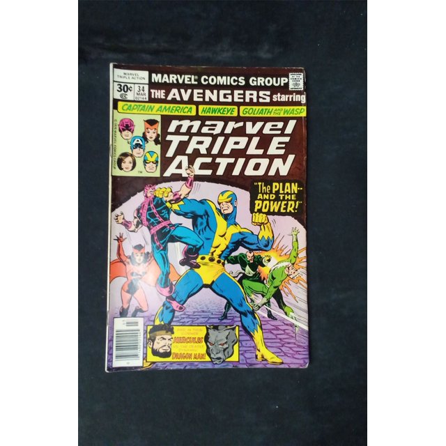 Pre-Owned Marvel Triple Action #34 1977 Marvel Comics Comic Book ...