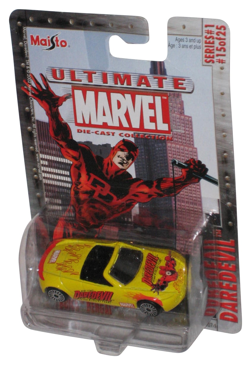 Marvel Ultimate Maisto Daredevil (2002) Yellow Buick Bengal Series 1 ...