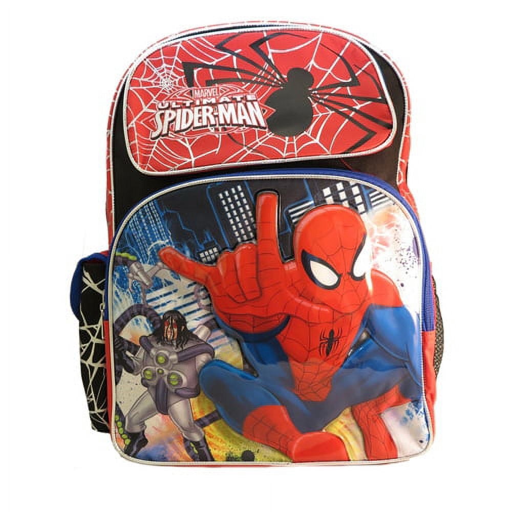 Marvel Ultimate Spiderman 16" inches Backpack New with Tags - Walmart.com