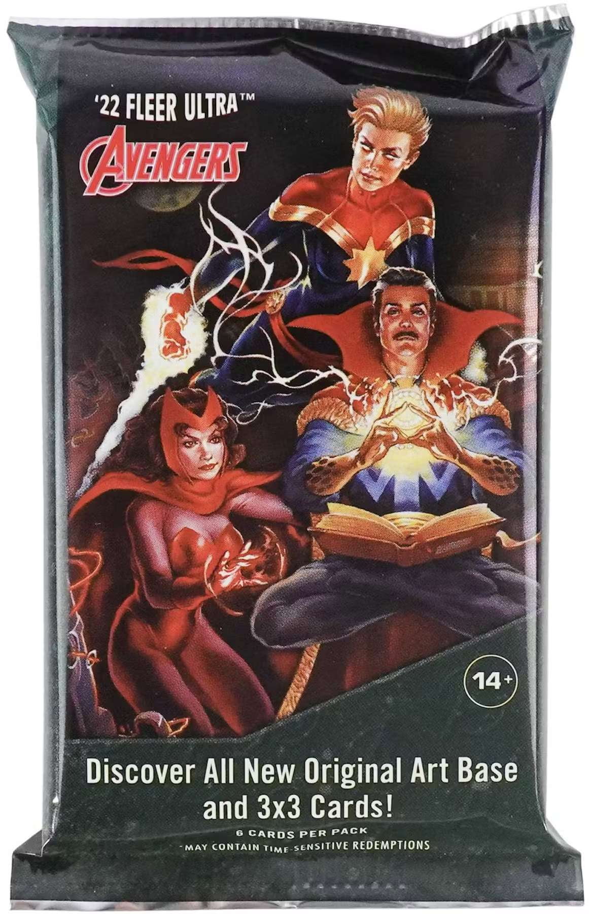 Marvel Ultra 2022 Avengers Trading Card HOBBY Pack (6 Cards) - Walmart.com