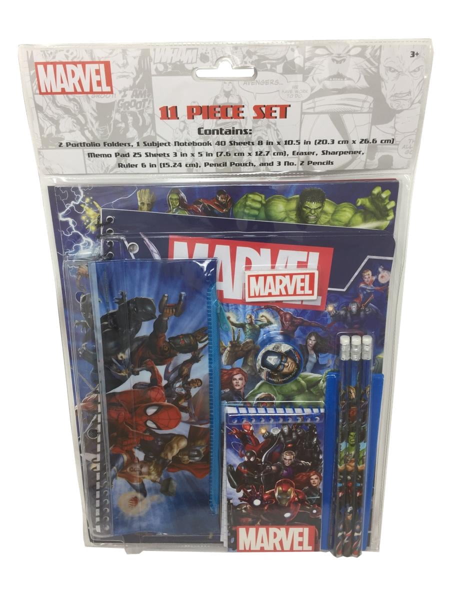 Marvel Universe 11 Piece Stationery Set - Walmart.com