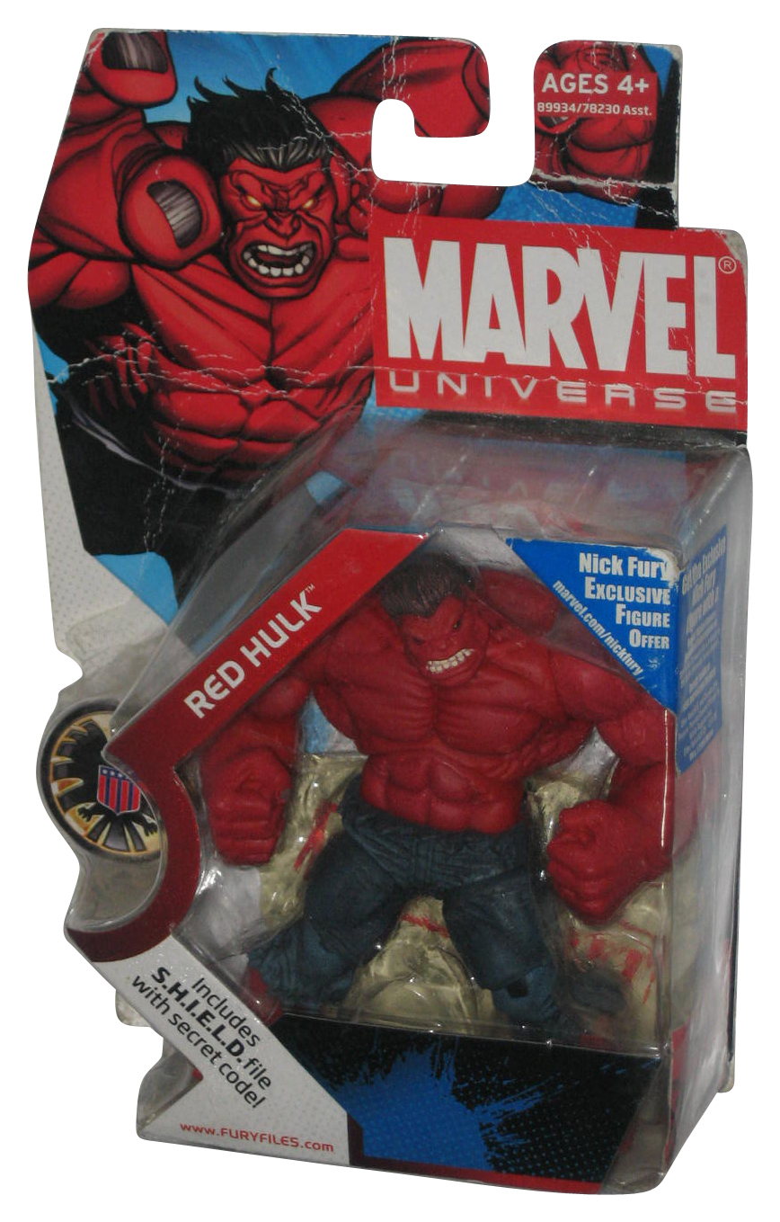 Marvel Universe (2008) Hasbro Red Incredible Hulk 3.75 Inch Action ...