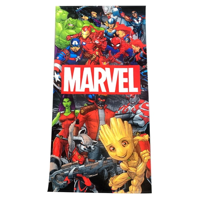 Marvel Universe Cast Beach Towel - Walmart.com
