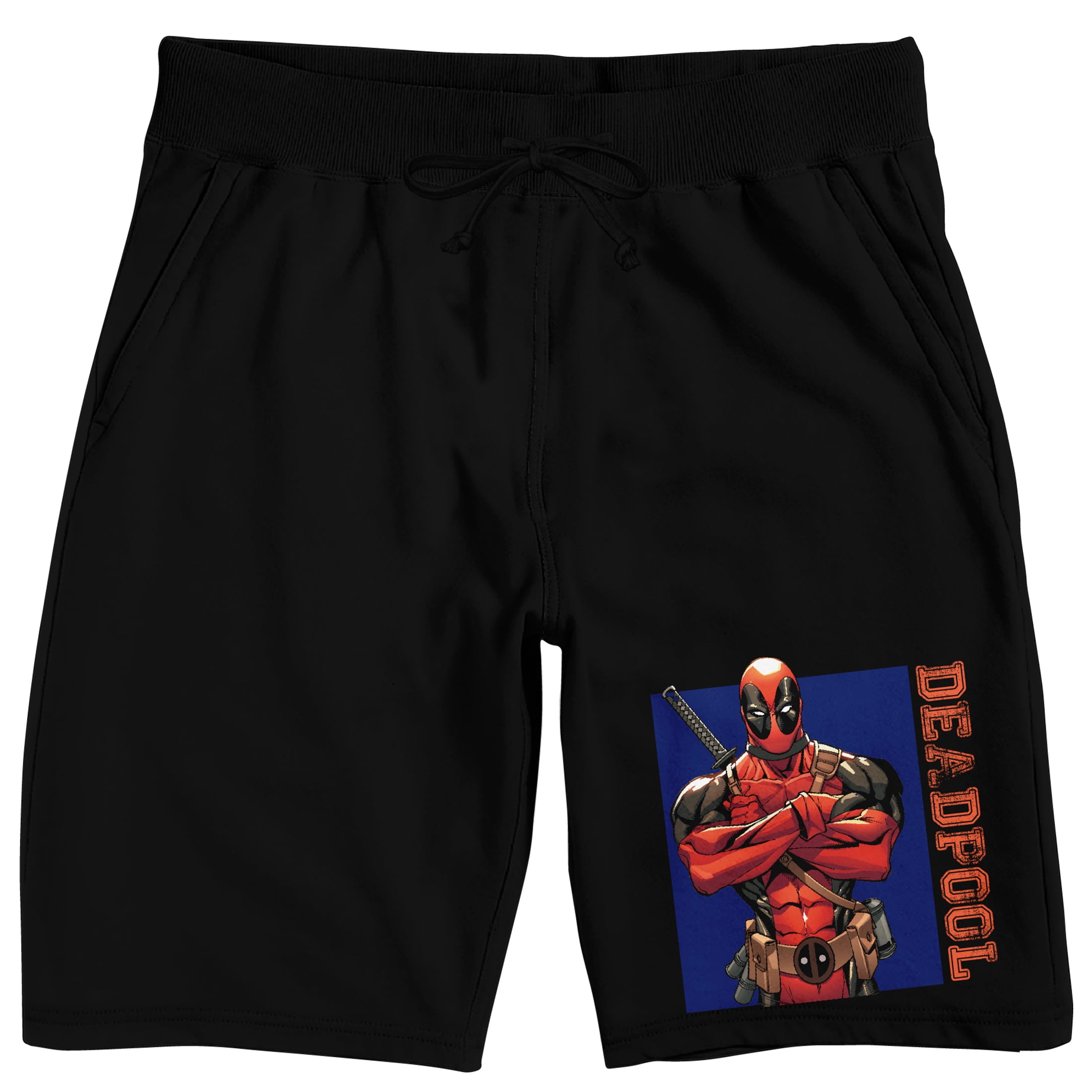 Marvel Universe Deadpool Men's Black Lounge Shorts-XL - Walmart.com