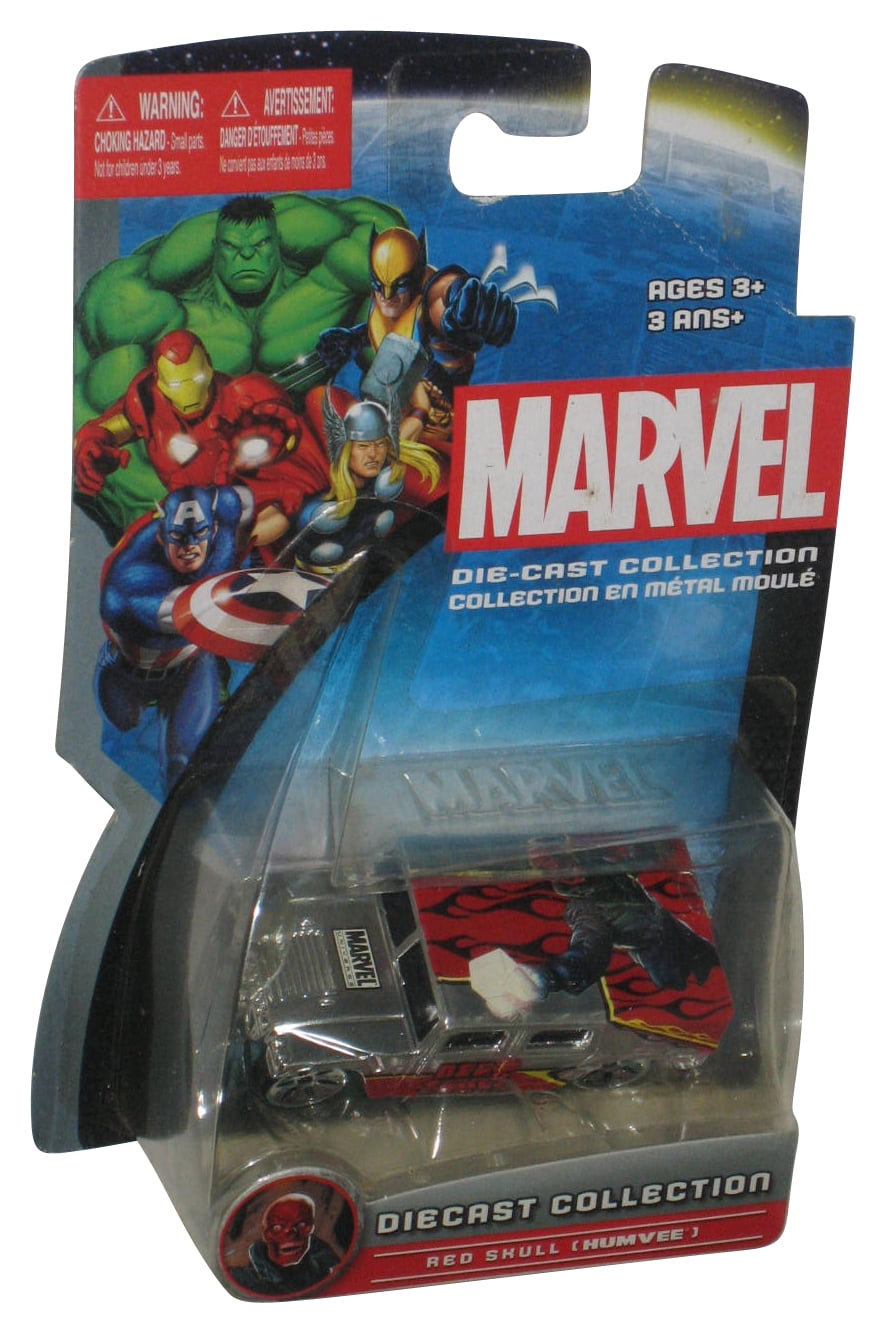 Marvel Universe Die-Cast Collection (2010) Maisto Red Skull Humvee Toy ...