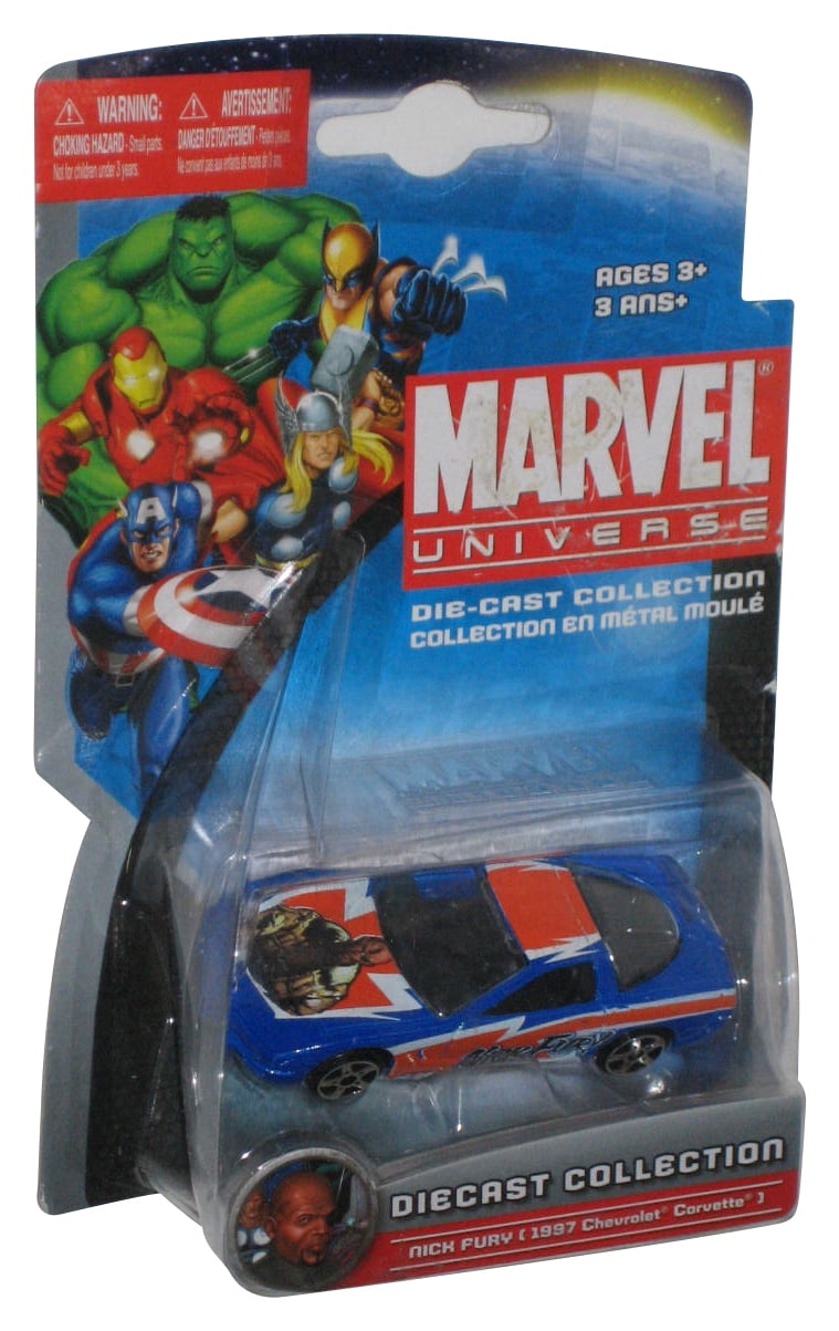Marvel Universe Die-Cast Collection (2011) Maisto Nick Fury 1997 Blue ...