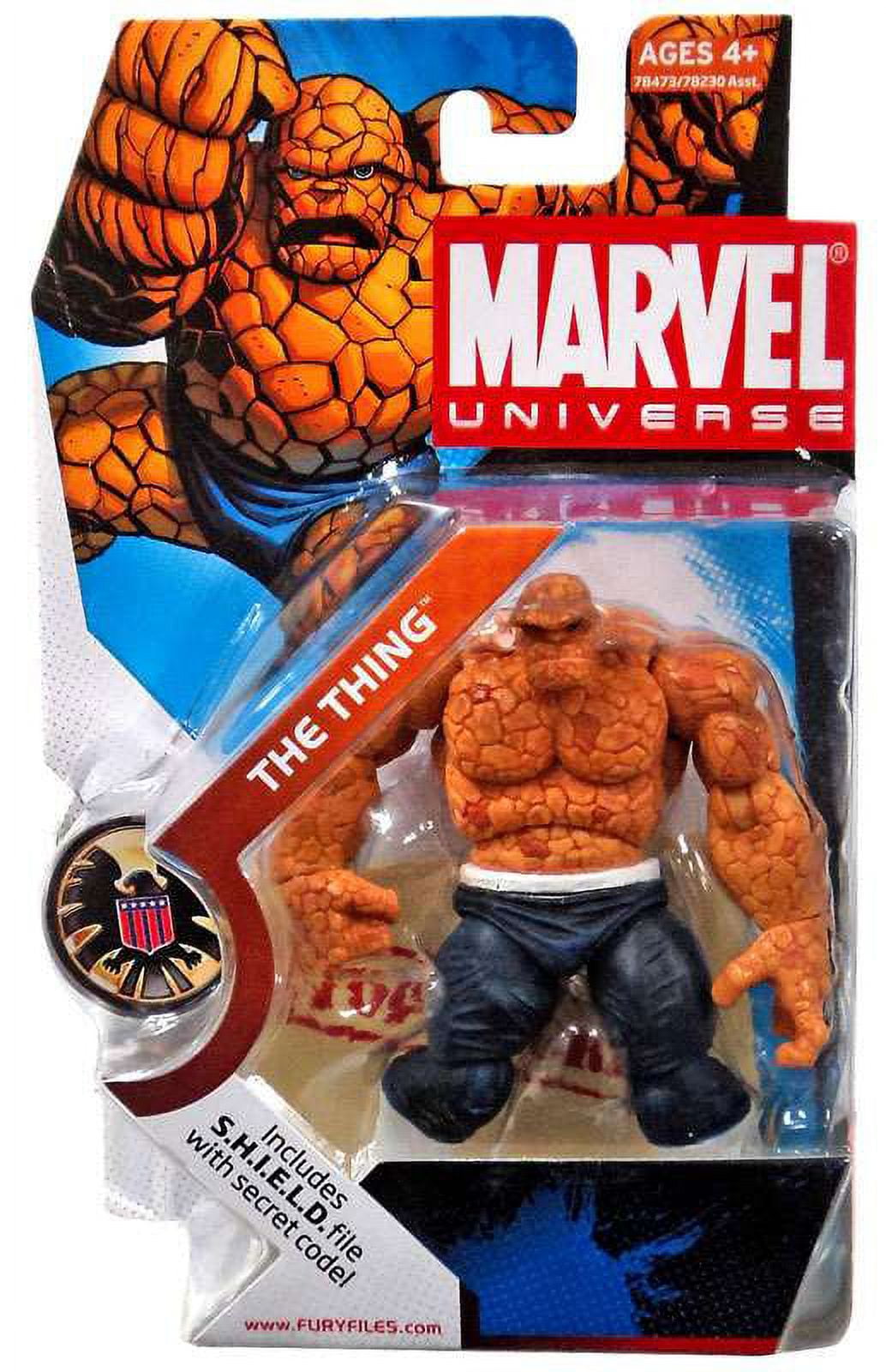 Marvel Universe Series 3 The Thing Action Figure [Dark Pants] - Walmart.com