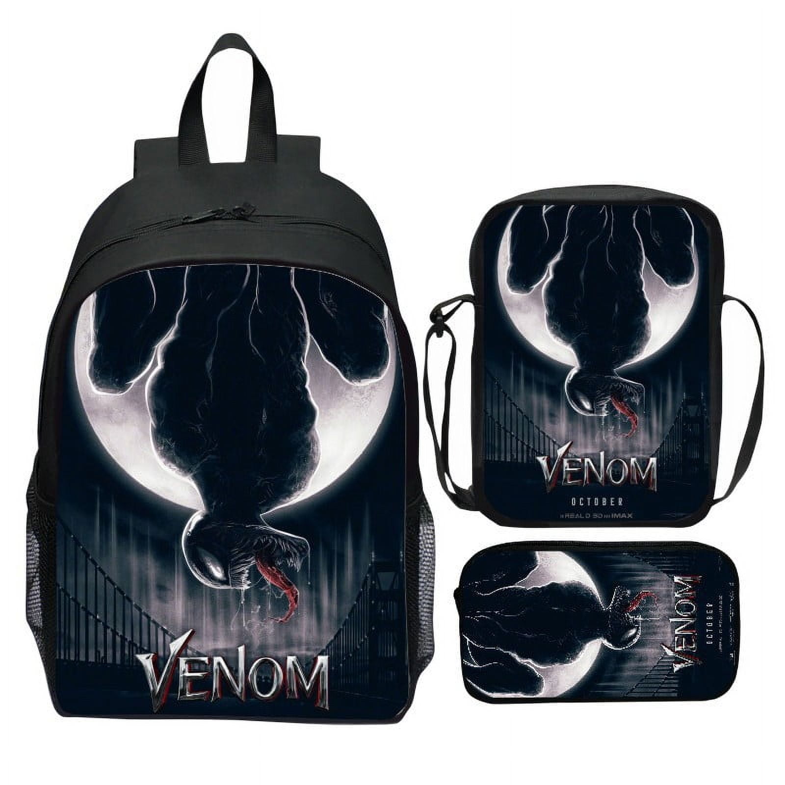 Marvel-VENOM Anime Backpacks Cartoon Laptop Backpack Daypack 3D Printed ...
