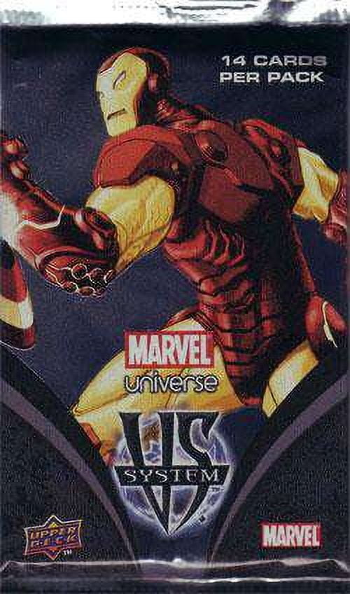 Marvel VS System Trading Card Game Marvel Universe Booster Pack ...