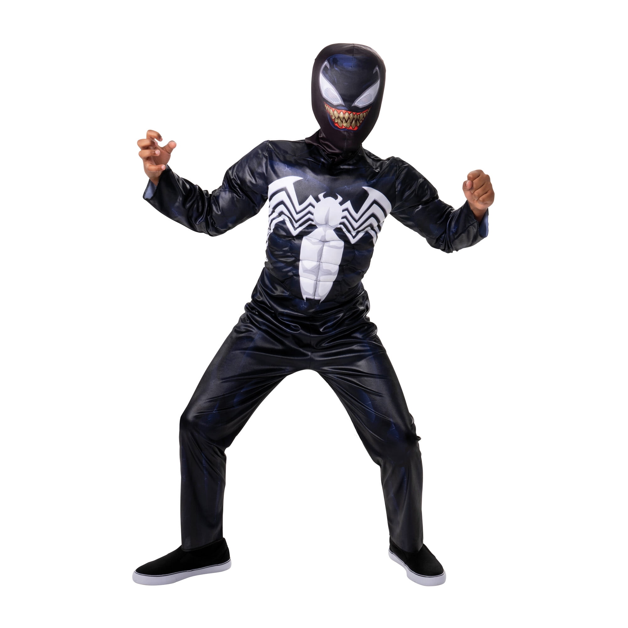 Marvel Venom Child Poly Jersey Halloween Costume Size Small. Ages 8 ...
