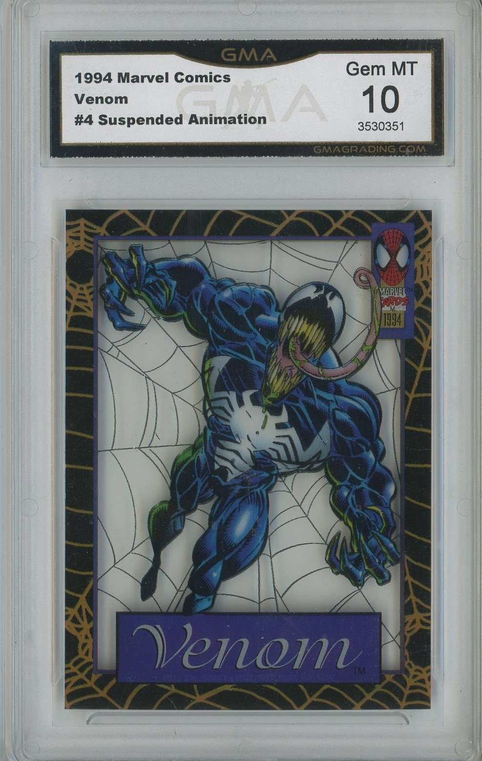 Marvel Venom Graded Card (Suspended Animation) - Walmart.com