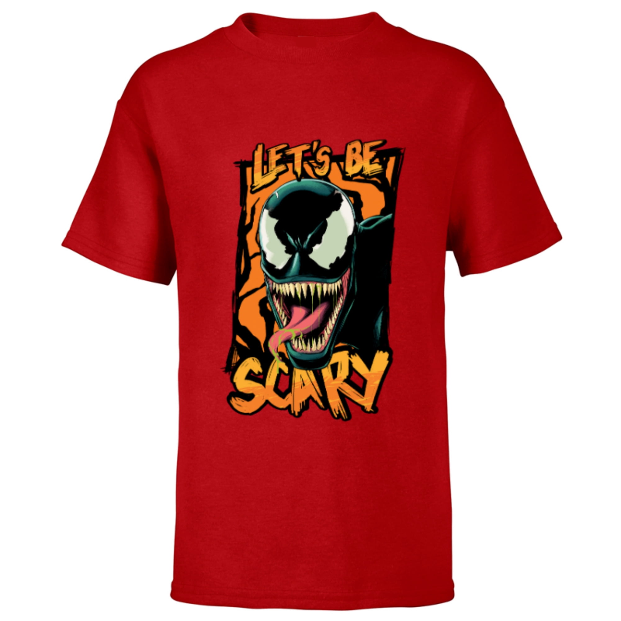 Marvel Venom Halloween Trick or Treat Let’s Be Scary - Short Sleeve T ...