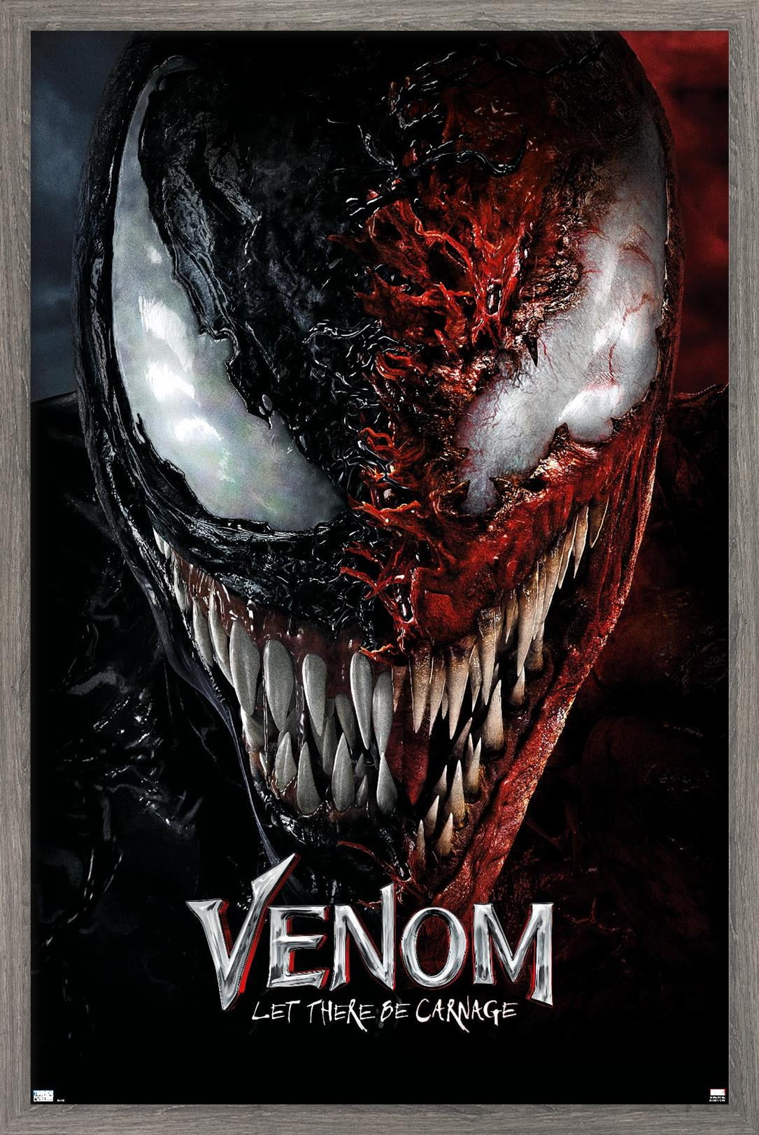 Marvel Venom: Let There be Carnage - Split Face One Sheet Wall Poster ...