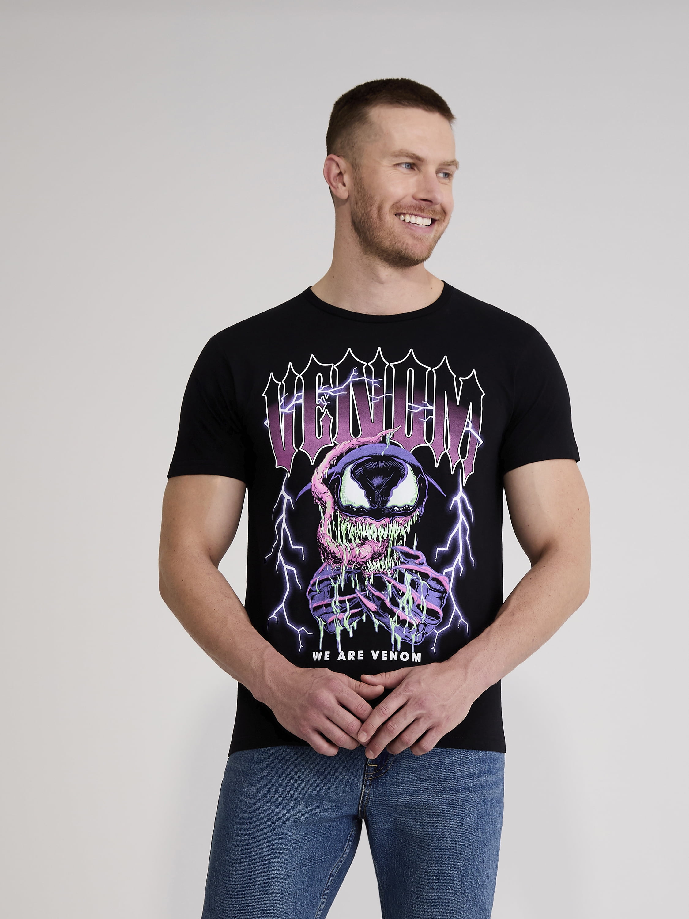 Venom, Men's & Big Men's Graphic Tee Shirt, Sizes S-3XL - Walmart.com
