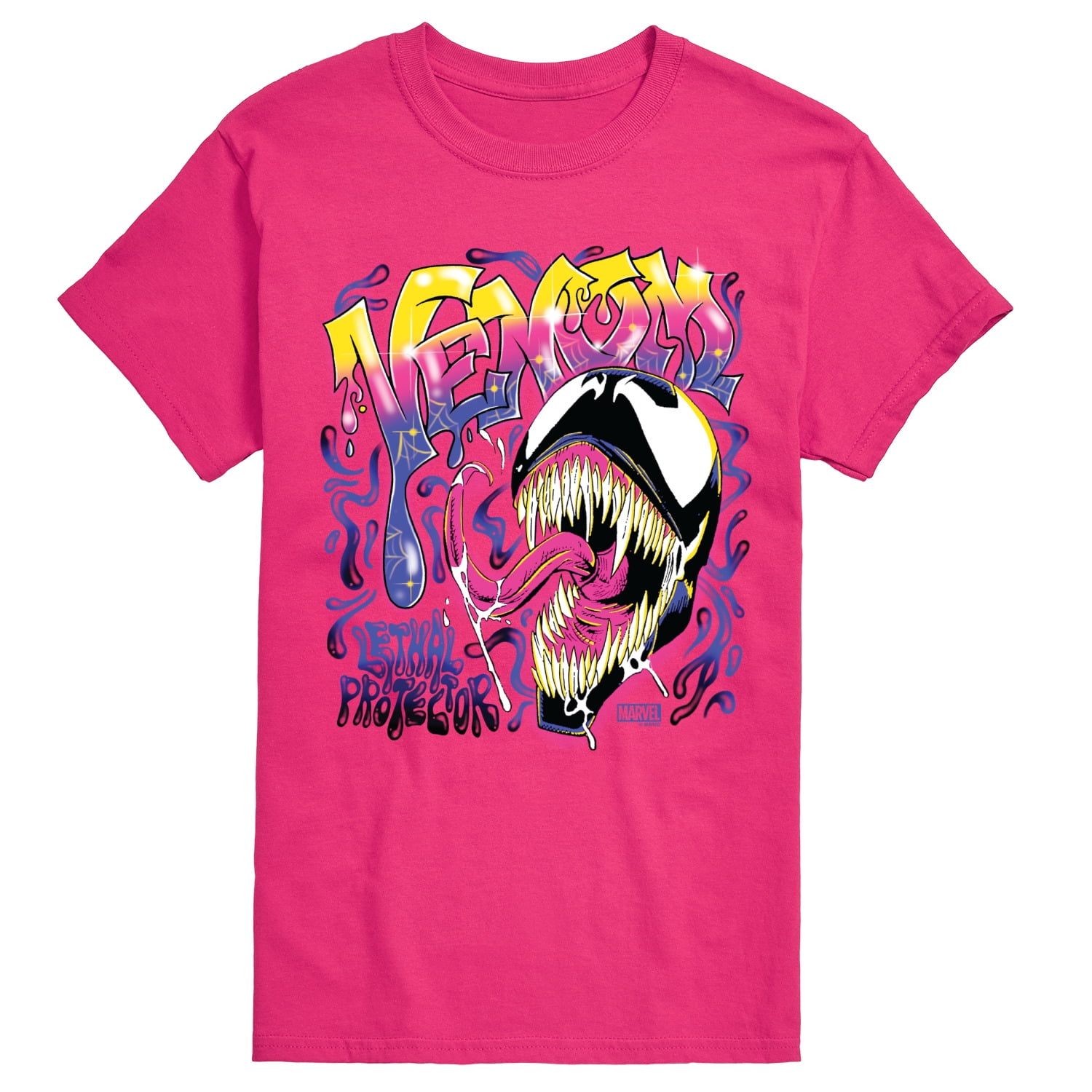 Marvel Venom - Spray Paint Graffiti - Men's Short Sleeve Graphic T ...