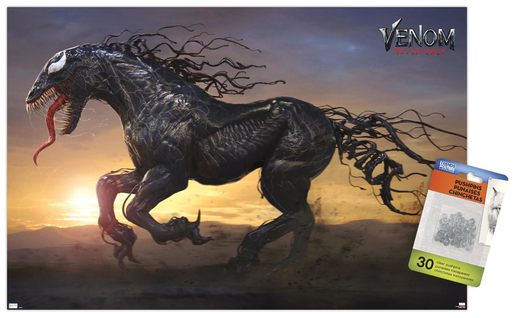 Marvel Venom: The Last Dance - Symbiote Horse Wall Poster with Push ...