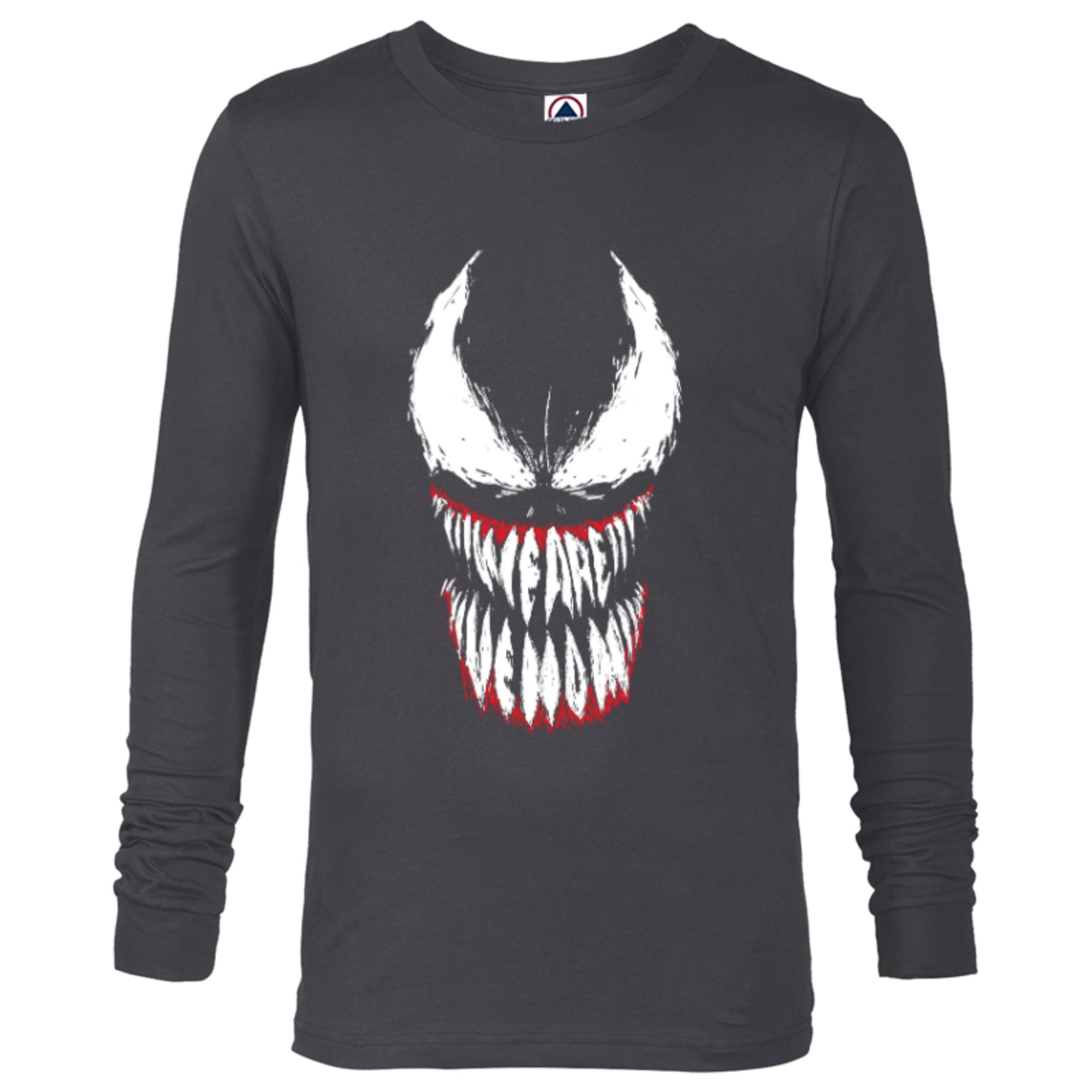 Marvel Venom We Are Venom Face Grin - Long Sleeve T-Shirt for Men ...