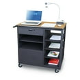 Marvel Vizion Presenter Mobile Presentation Cart with Four Side Shelves ...