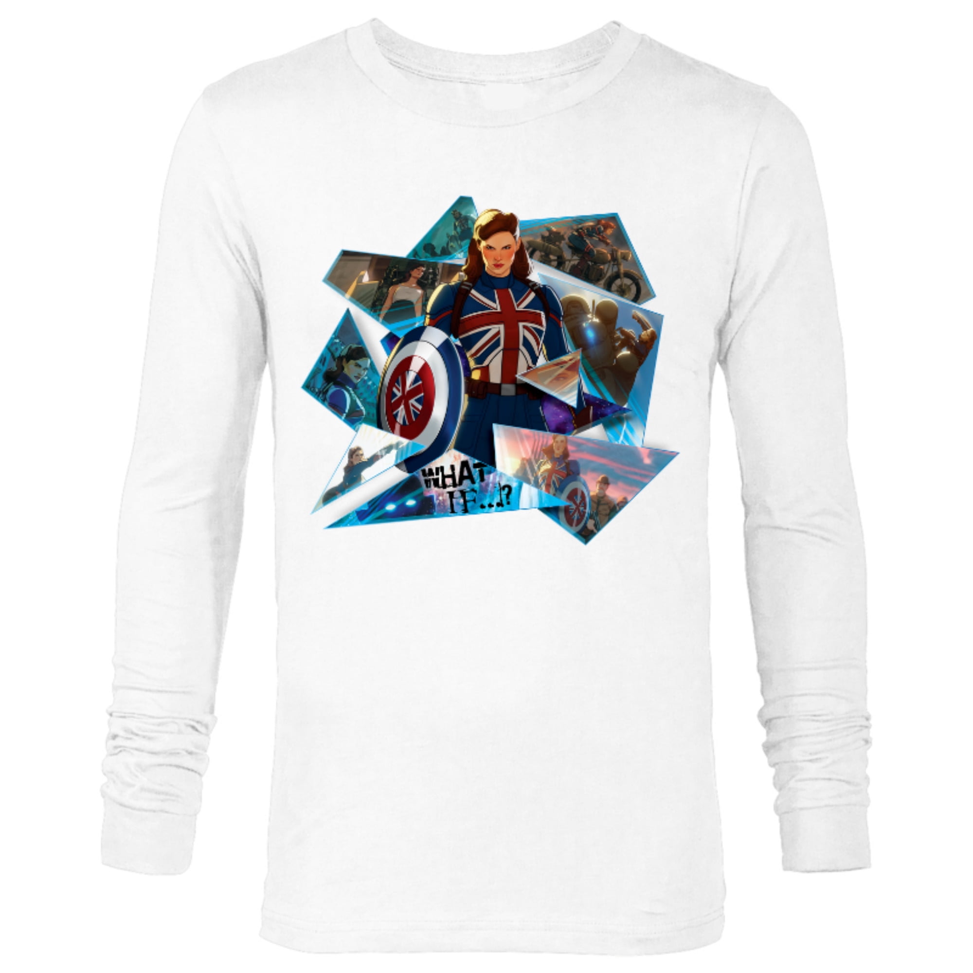 Marvel WHAT IF…? Captain Carter Collage - Long Sleeve T-Shirt for Men ...