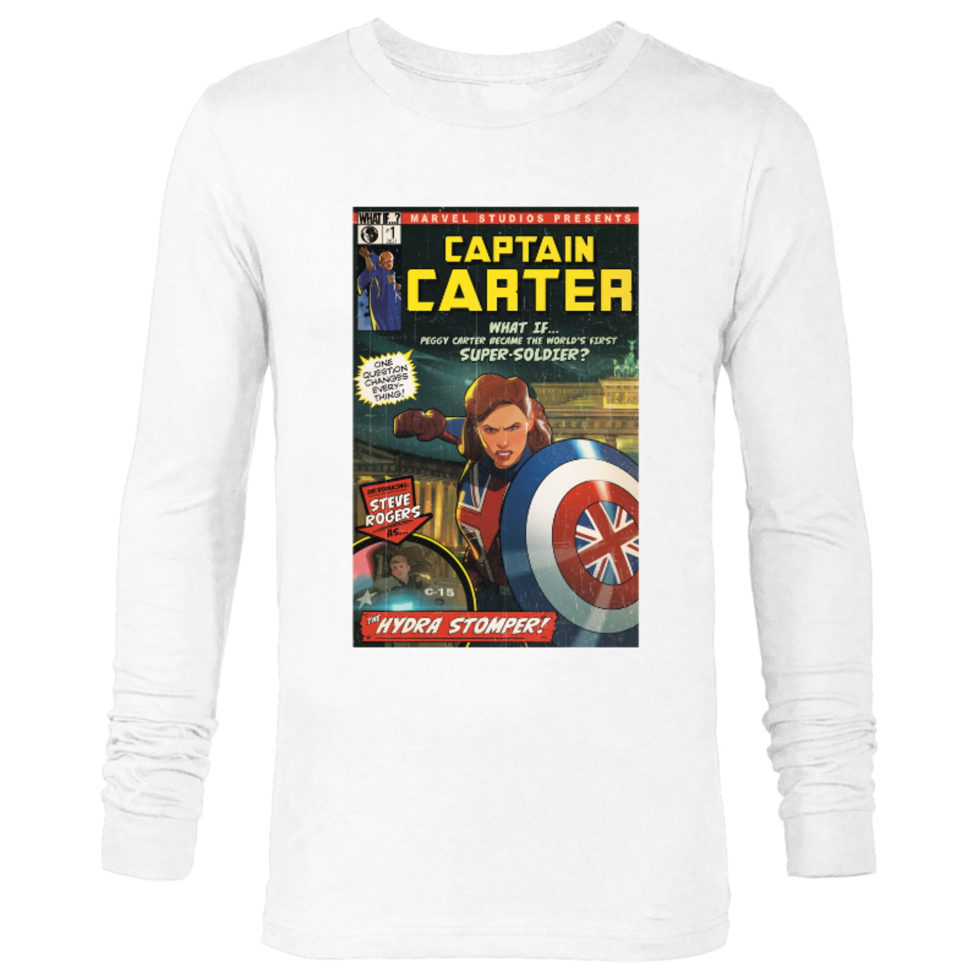 Marvel WHAT IF…? Captain Carter Comic Cover - Long Sleeve T-Shirt for ...