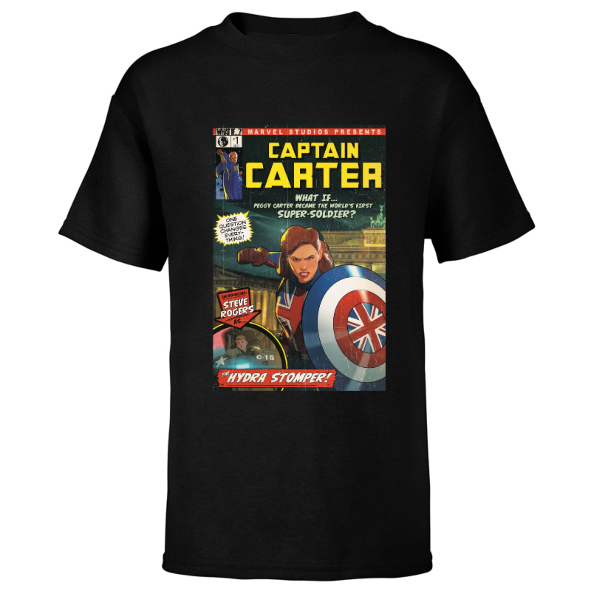 Marvel WHAT IF…? Captain Carter Comic Cover - Short Sleeve T-Shirt for ...