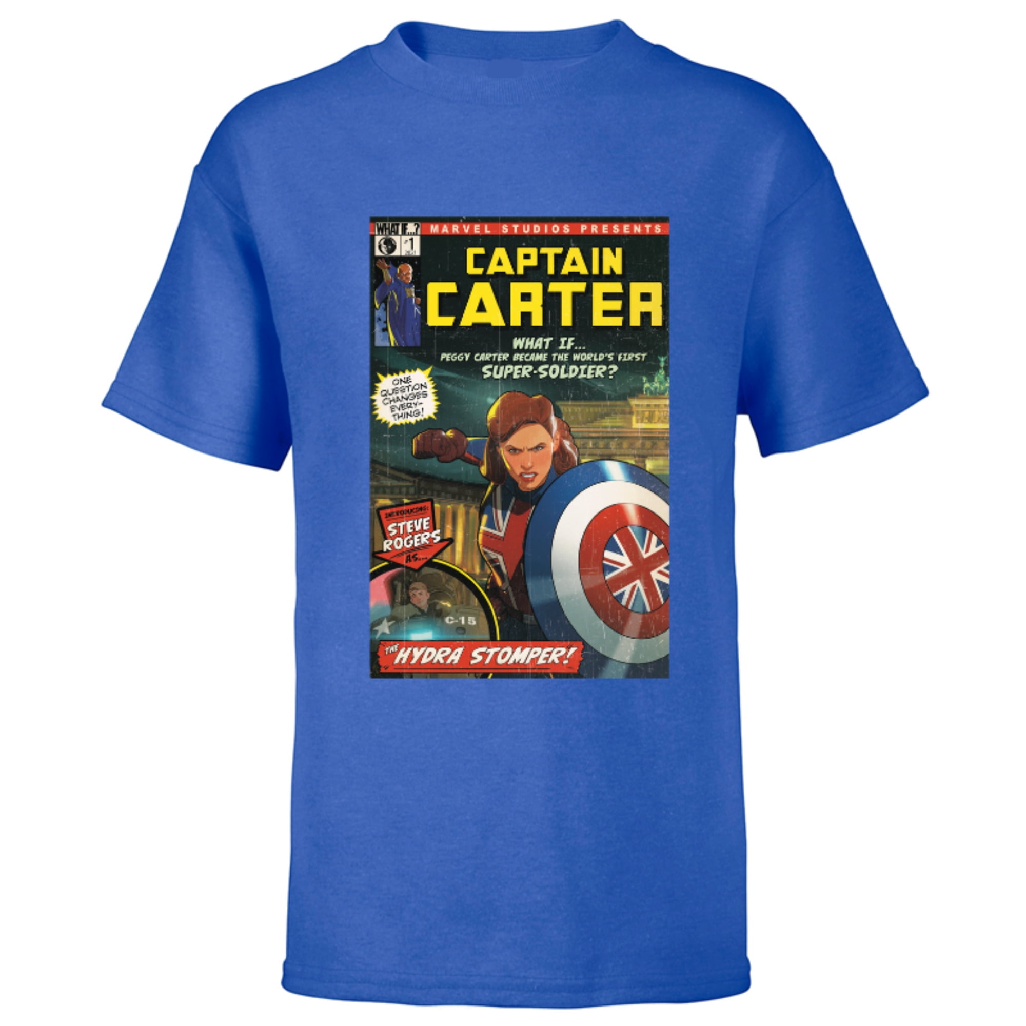 Marvel WHAT IF…? Captain Carter Comic Cover - Short Sleeve T-Shirt for ...