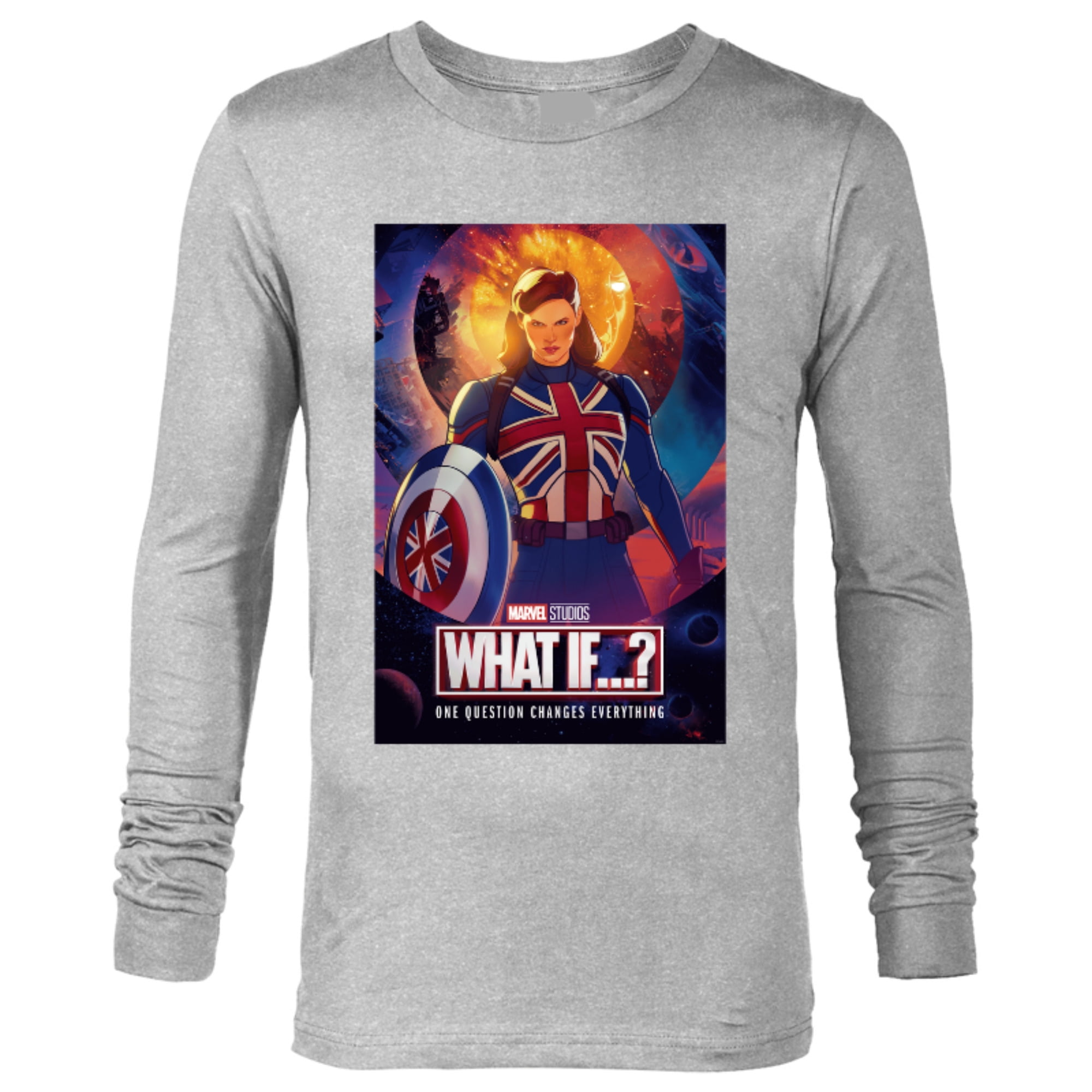 Marvel WHAT IF…? Captain Carter Poster - Long Sleeve T-Shirt for Men ...