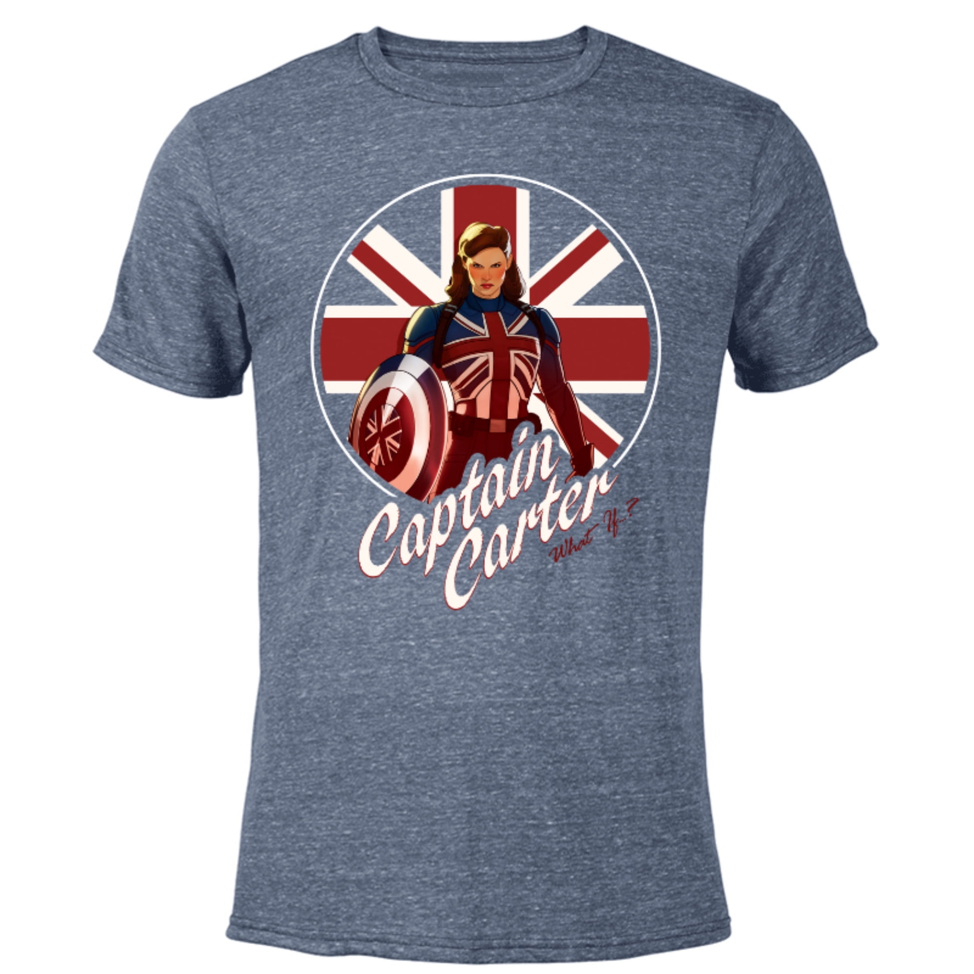 Marvel WHAT IF…? Captain Carter Super Hero - Short Sleeve Blended T ...