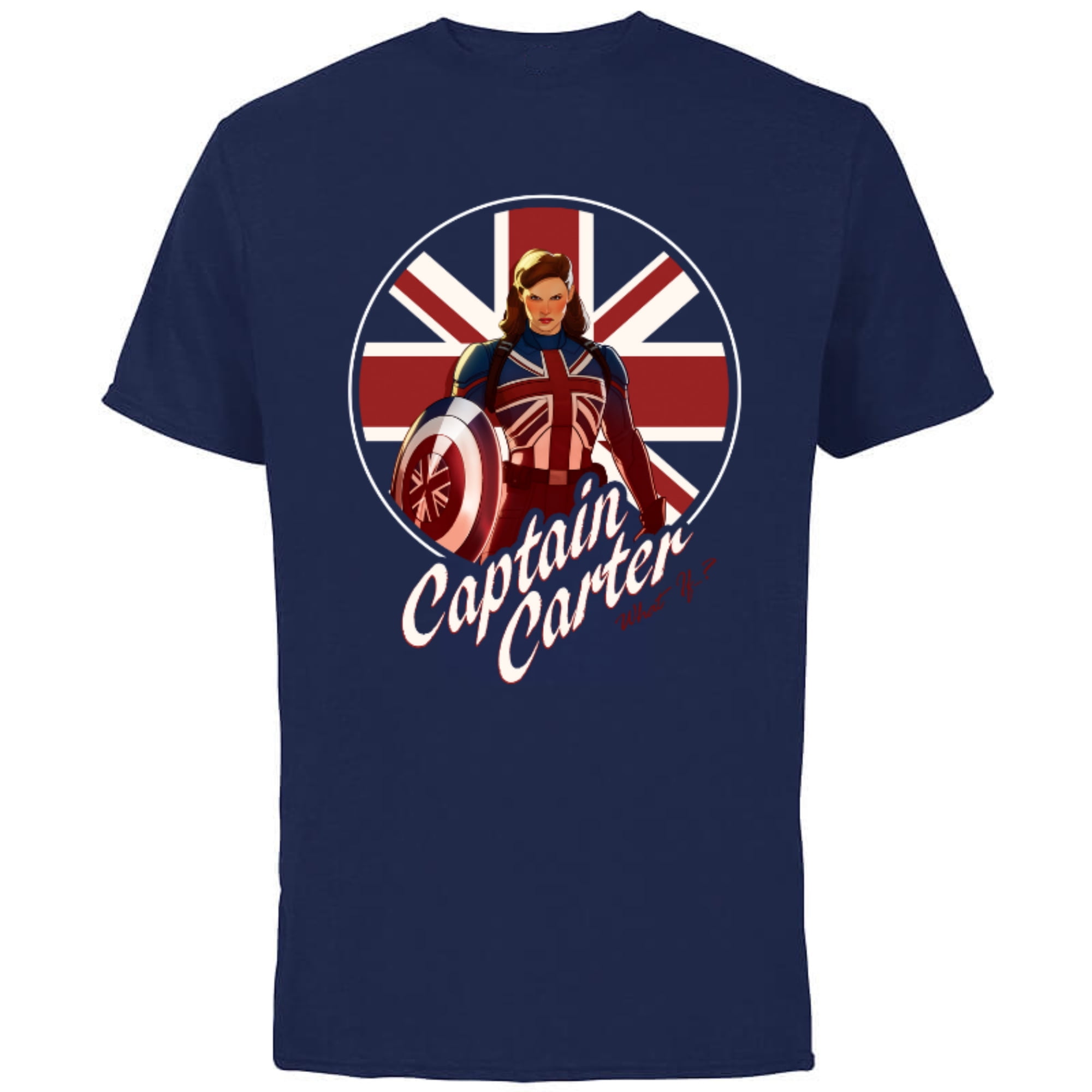 Marvel WHAT IF…? Captain Carter Super Hero - Short Sleeve Cotton T ...