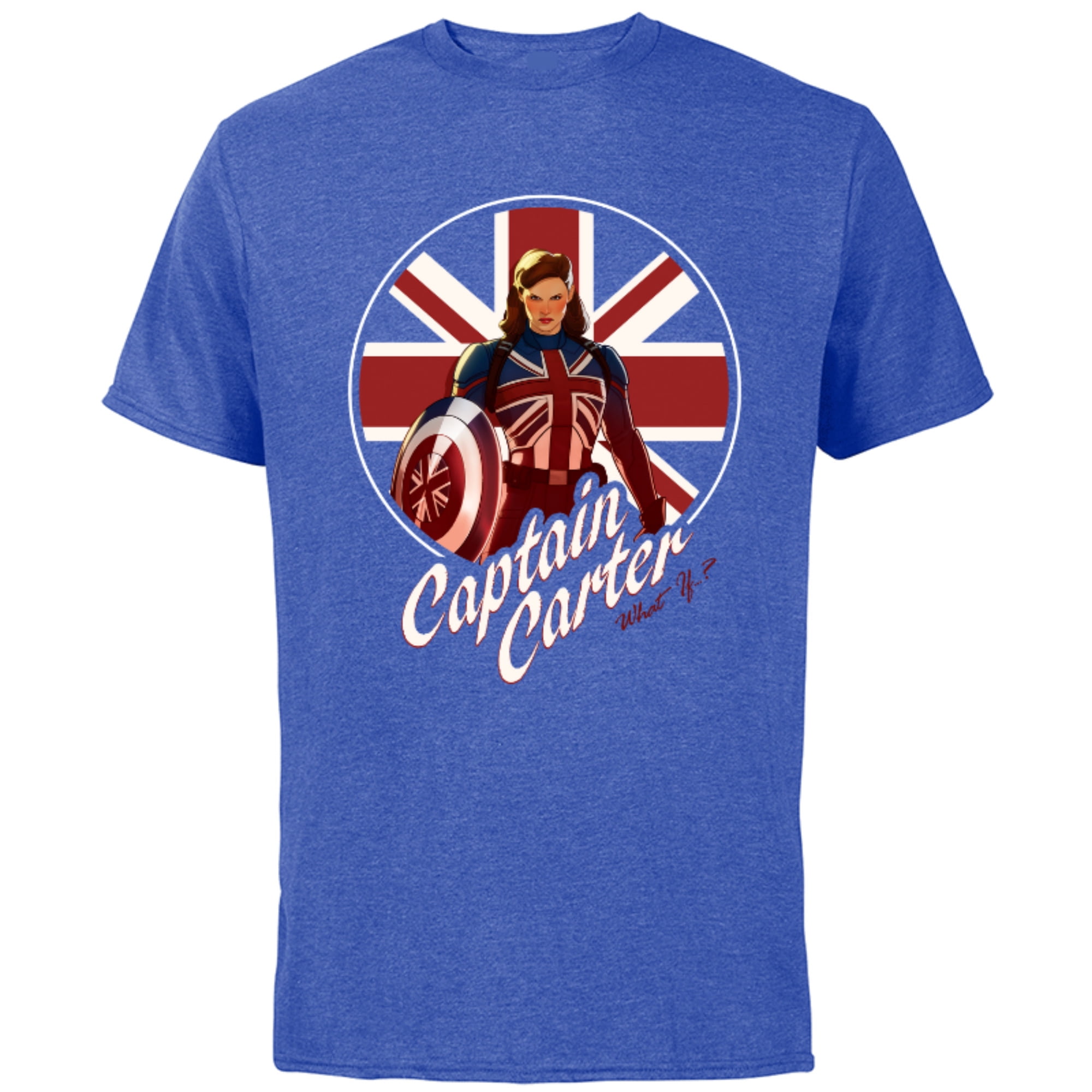 Marvel WHAT IF…? Captain Carter Super Hero - Short Sleeve Cotton T ...