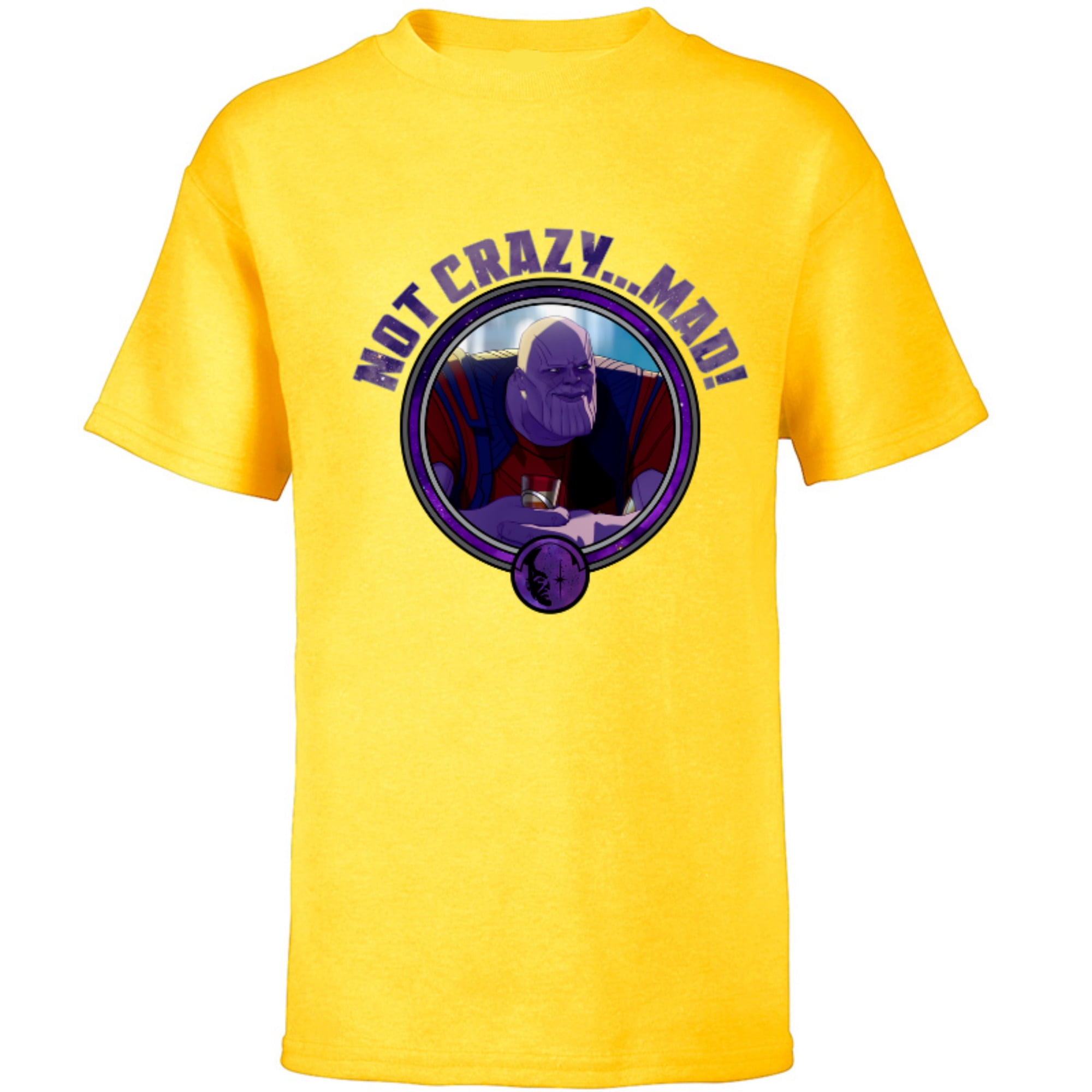 Marvel WHAT IF…? Thanos Not Crazy… Mad - Short Sleeve T-Shirt for Kids ...