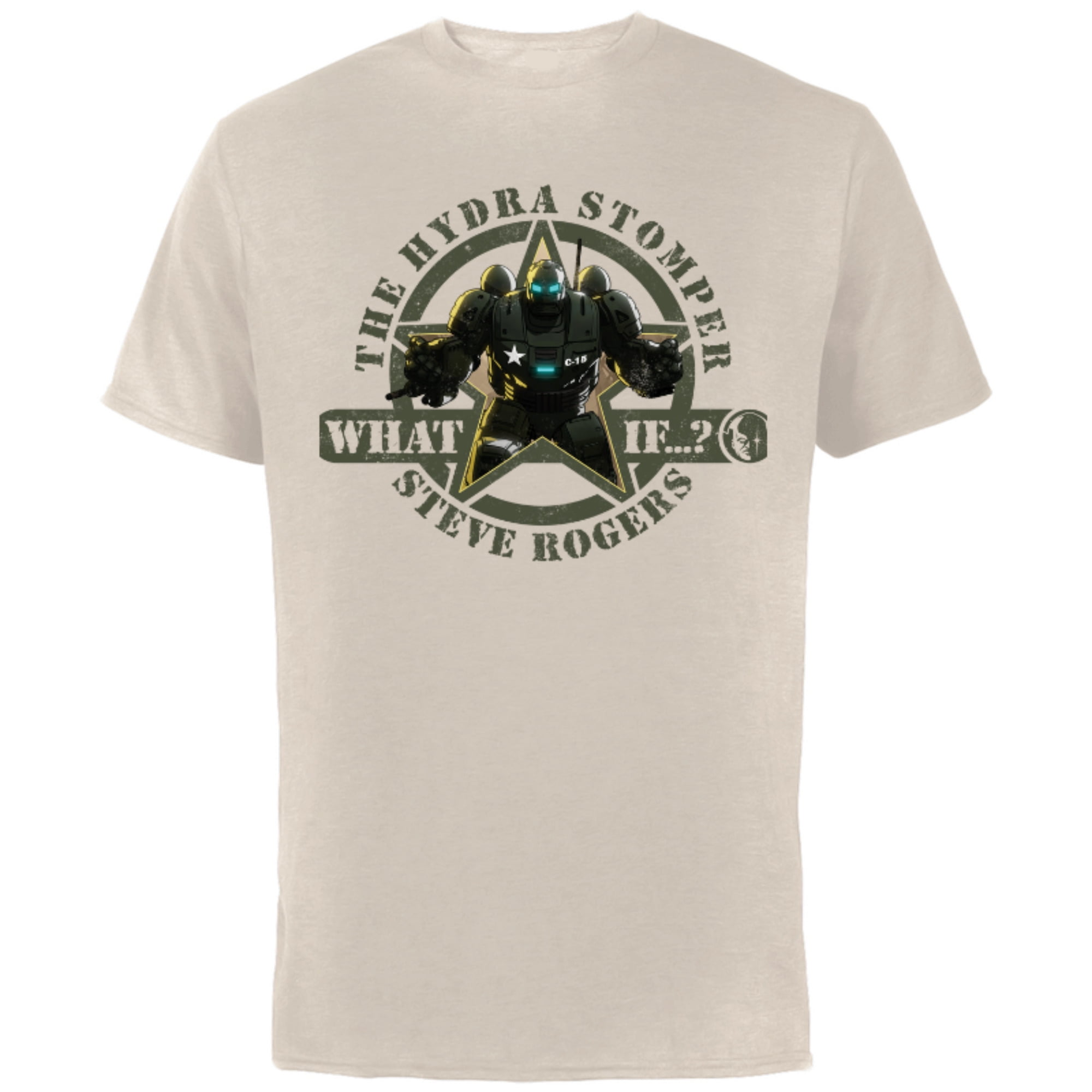 Marvel WHAT IF…? The Hydra Stomper Steve Rogers - Short Sleeve Cotton T ...