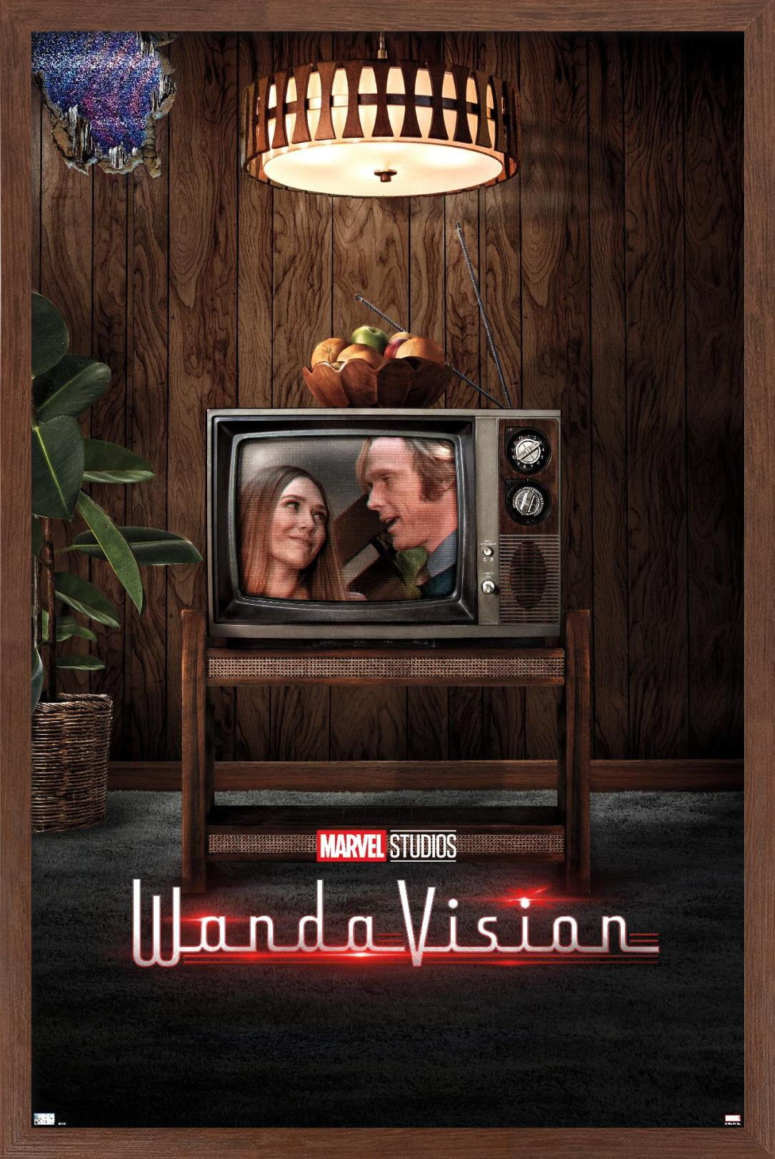 Marvel WandaVision - 70's One Sheet Wall Poster, 22.375" x 34", Framed ...