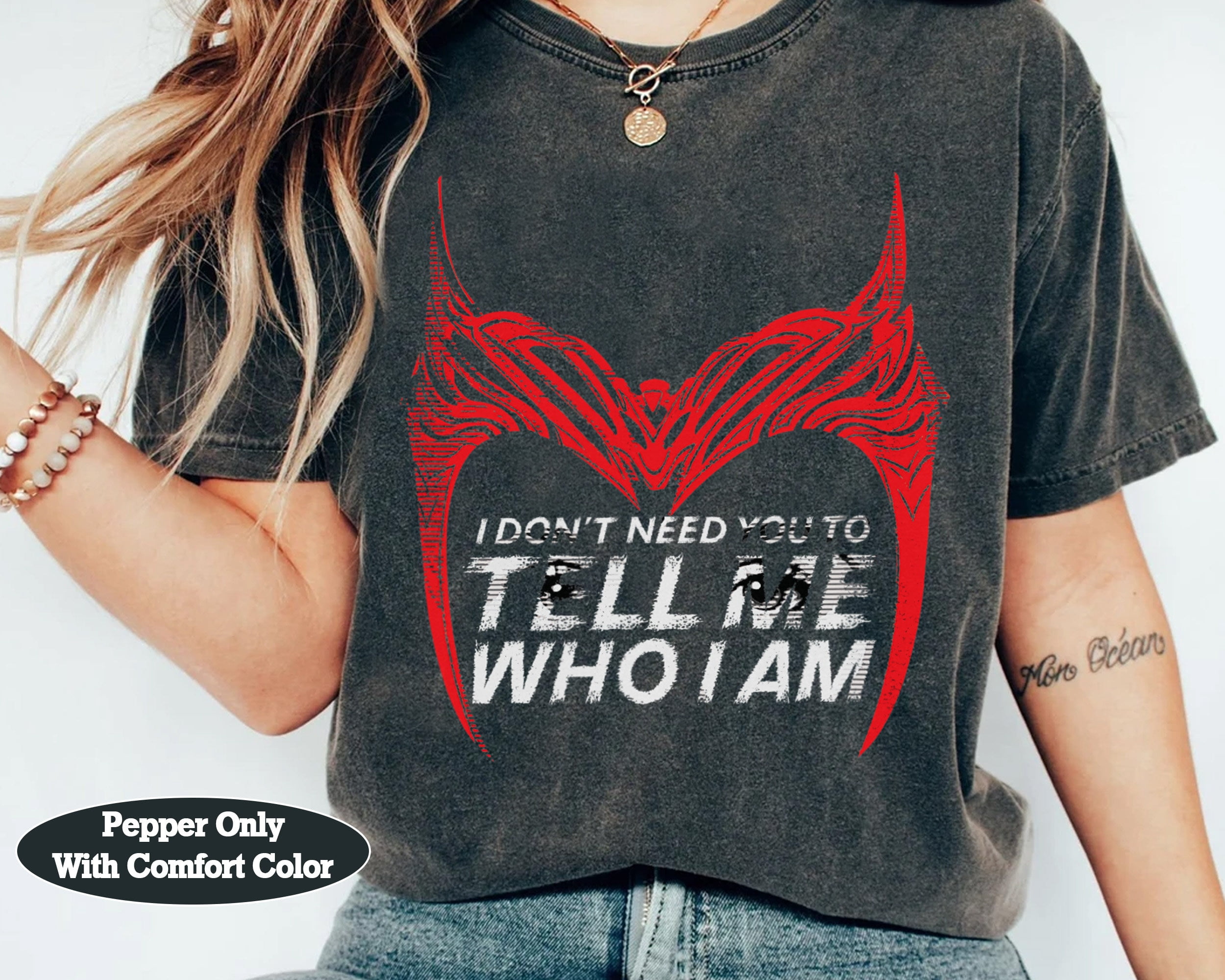 Marvel WandaVision Scarlet Witch Quote Shirt, MCU Fans Marvel Studios ...