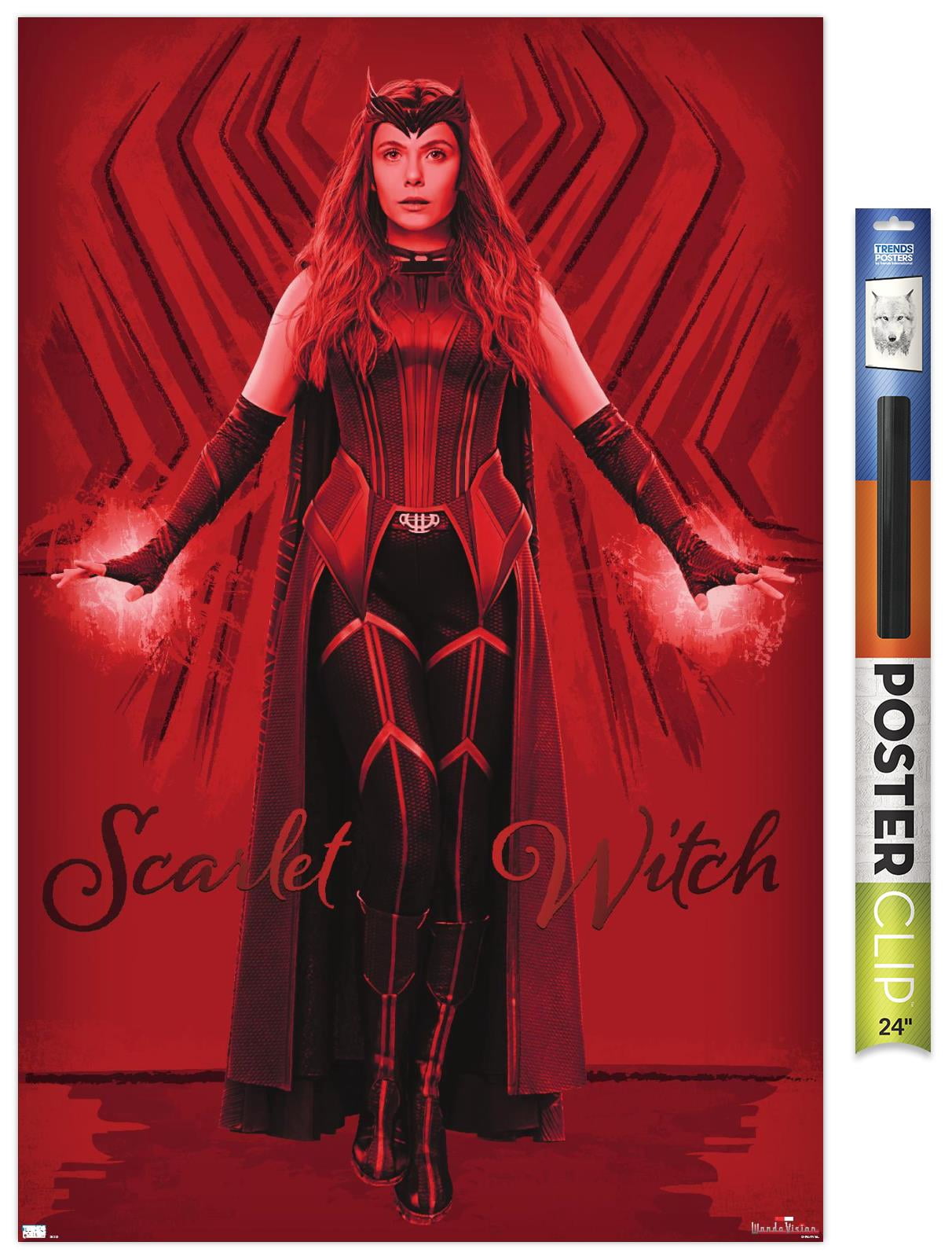 Marvel WandaVision - Scarlet Witch Wall Poster, 22.375" x 34" - Walmart.com