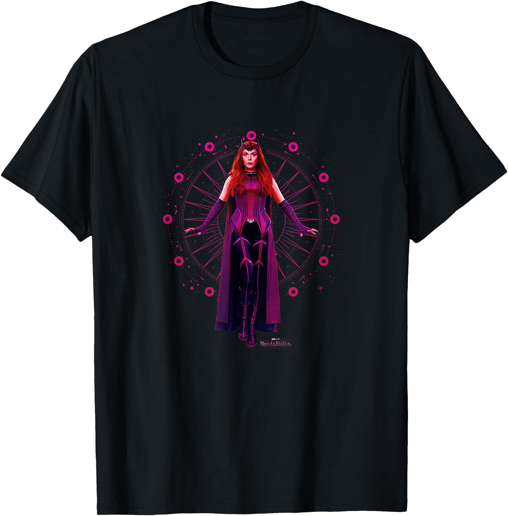 Marvel WandaVision The Scarlet Witch Floating Portrait T-Shirt ...