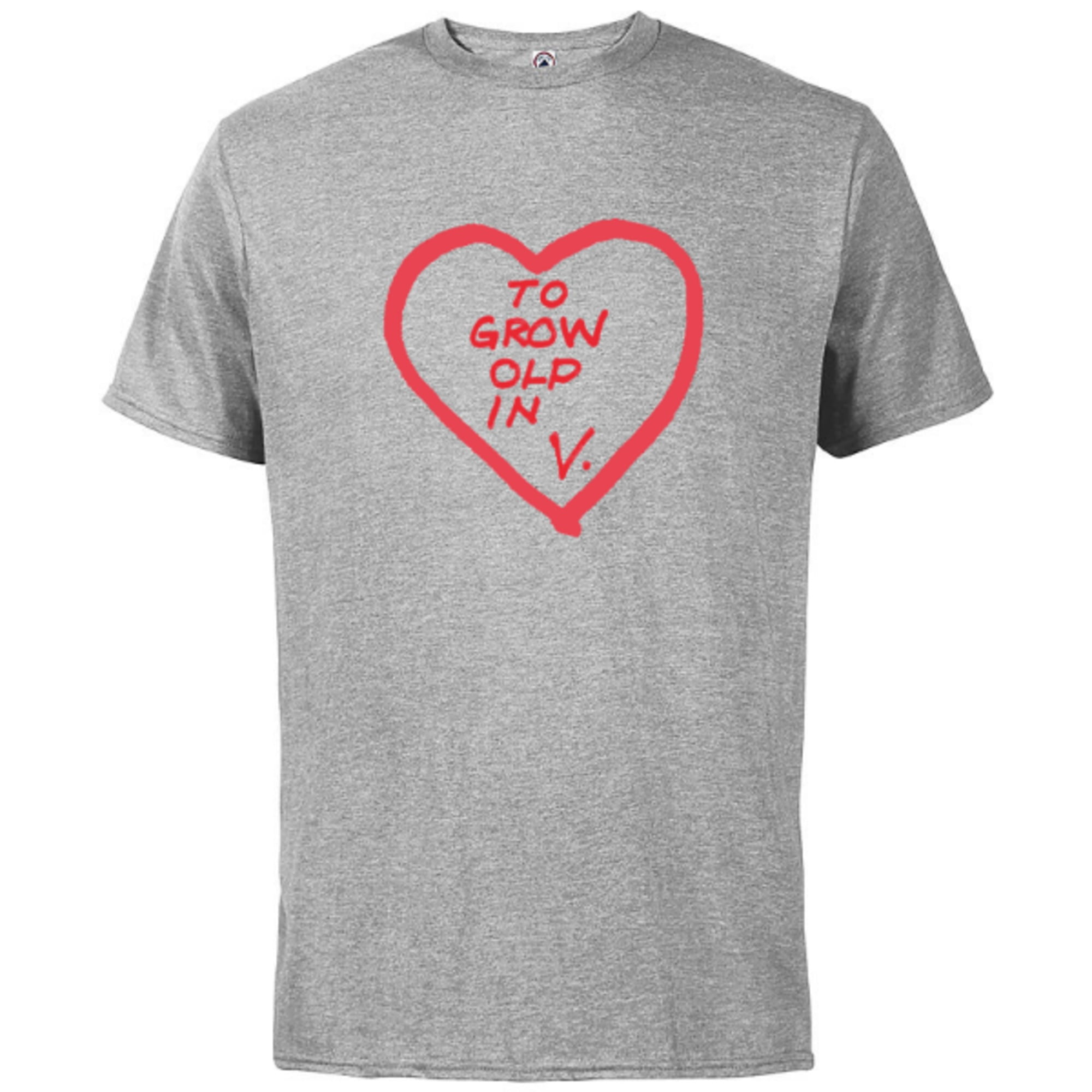 Marvel WandaVision To Grow Old In Vision Heart - Short Sleeve Cotton T ...