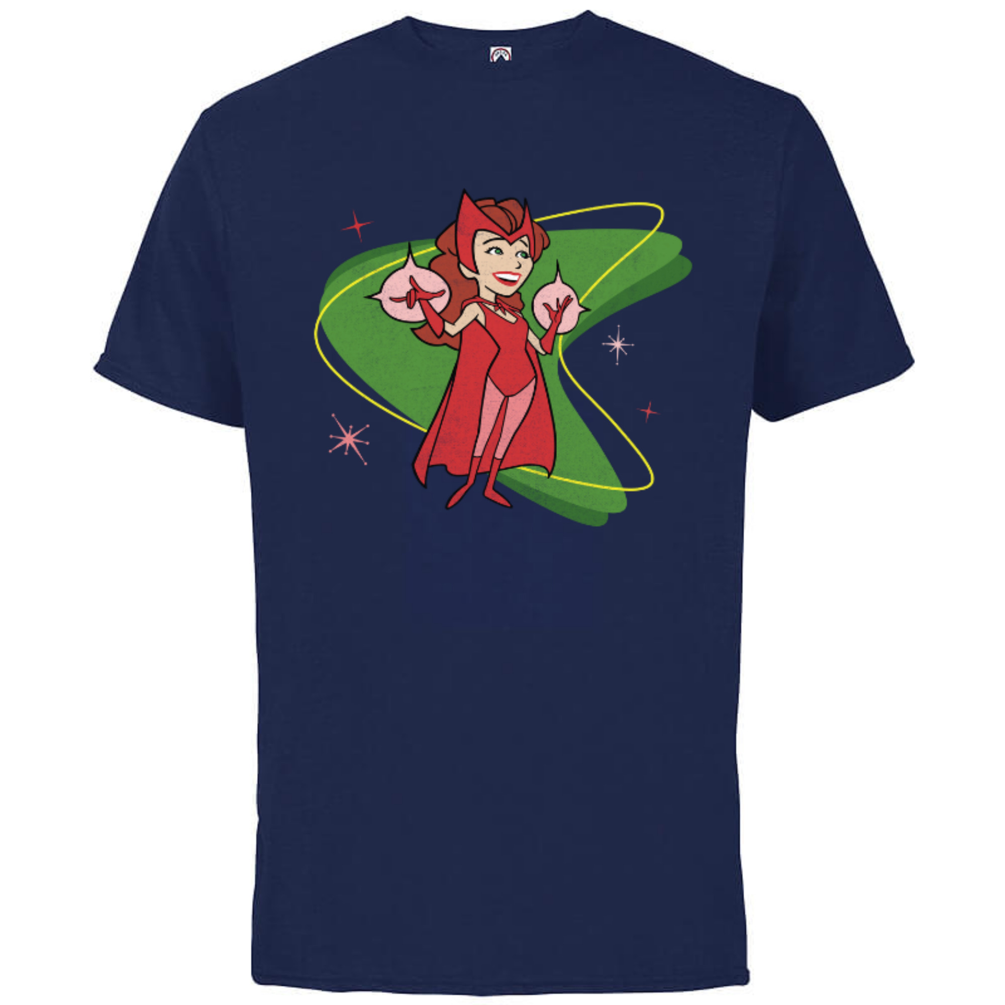 Marvel WandaVision Wanda Scarlett Witch 50s Retro - Short Sleeve Cotton ...