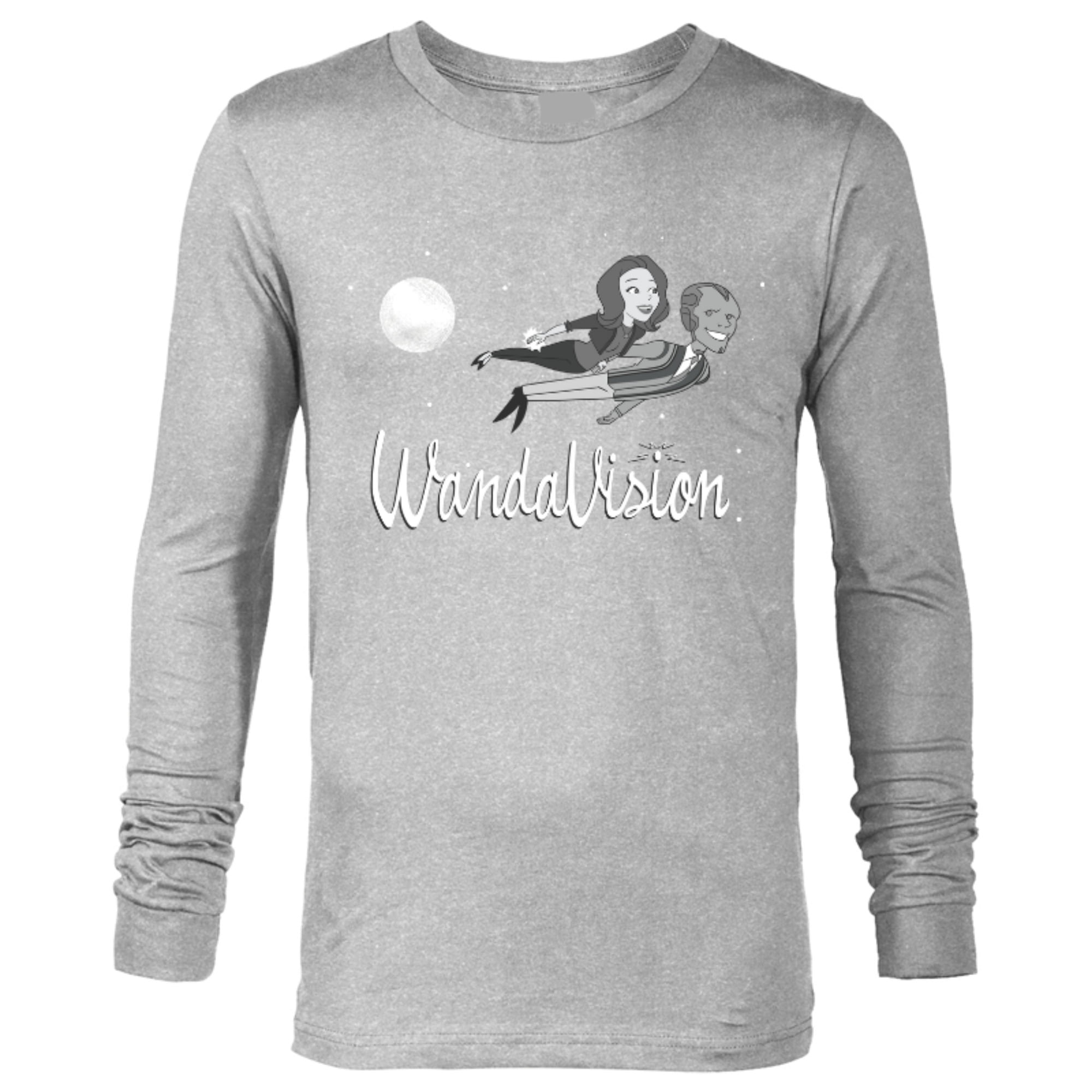 Marvel WandaVision Wanda and Vision 60s Moonlight Flight - Long Sleeve ...