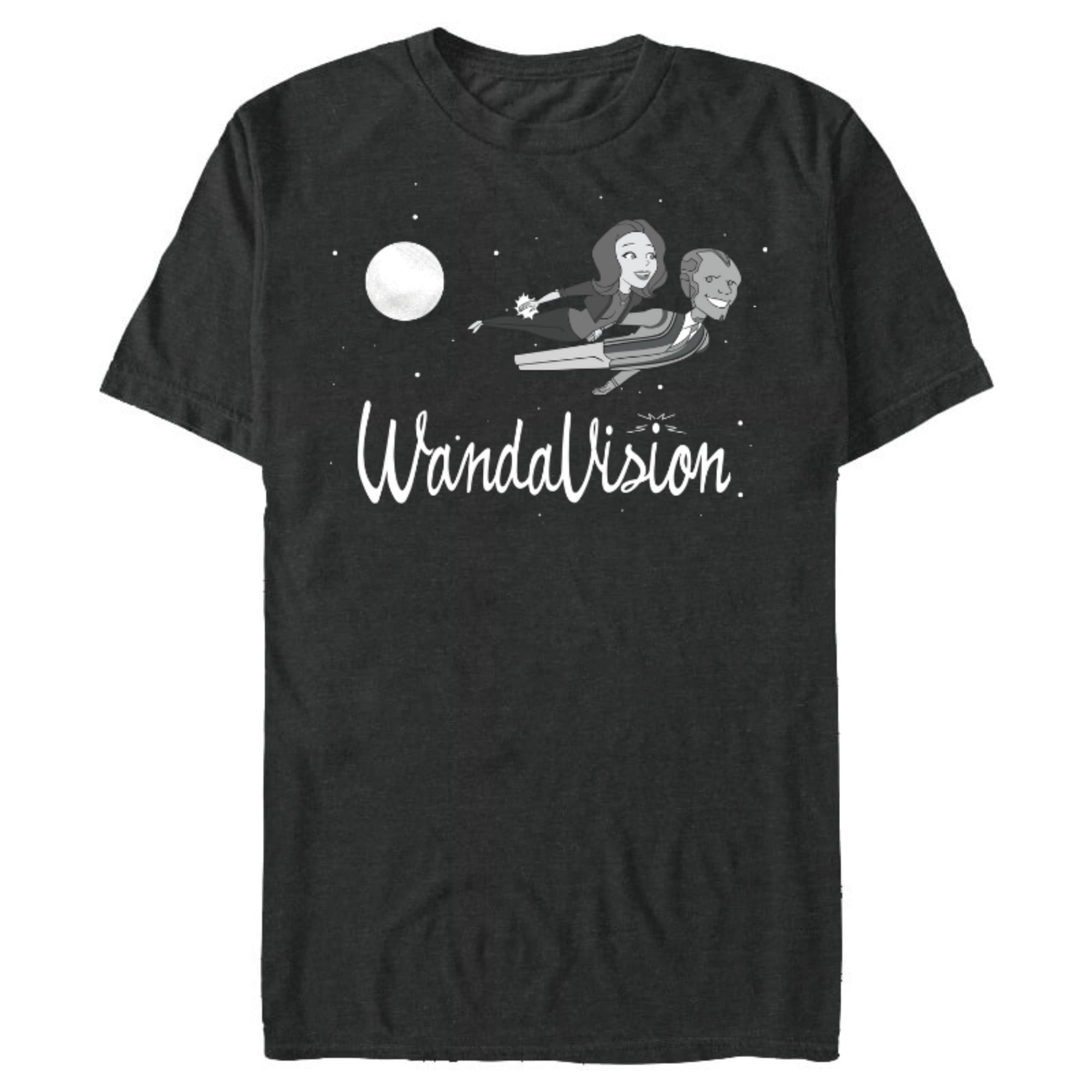 Marvel WandaVision Wanda and Vision 60s Moonlight Flight - Short Sleeve ...