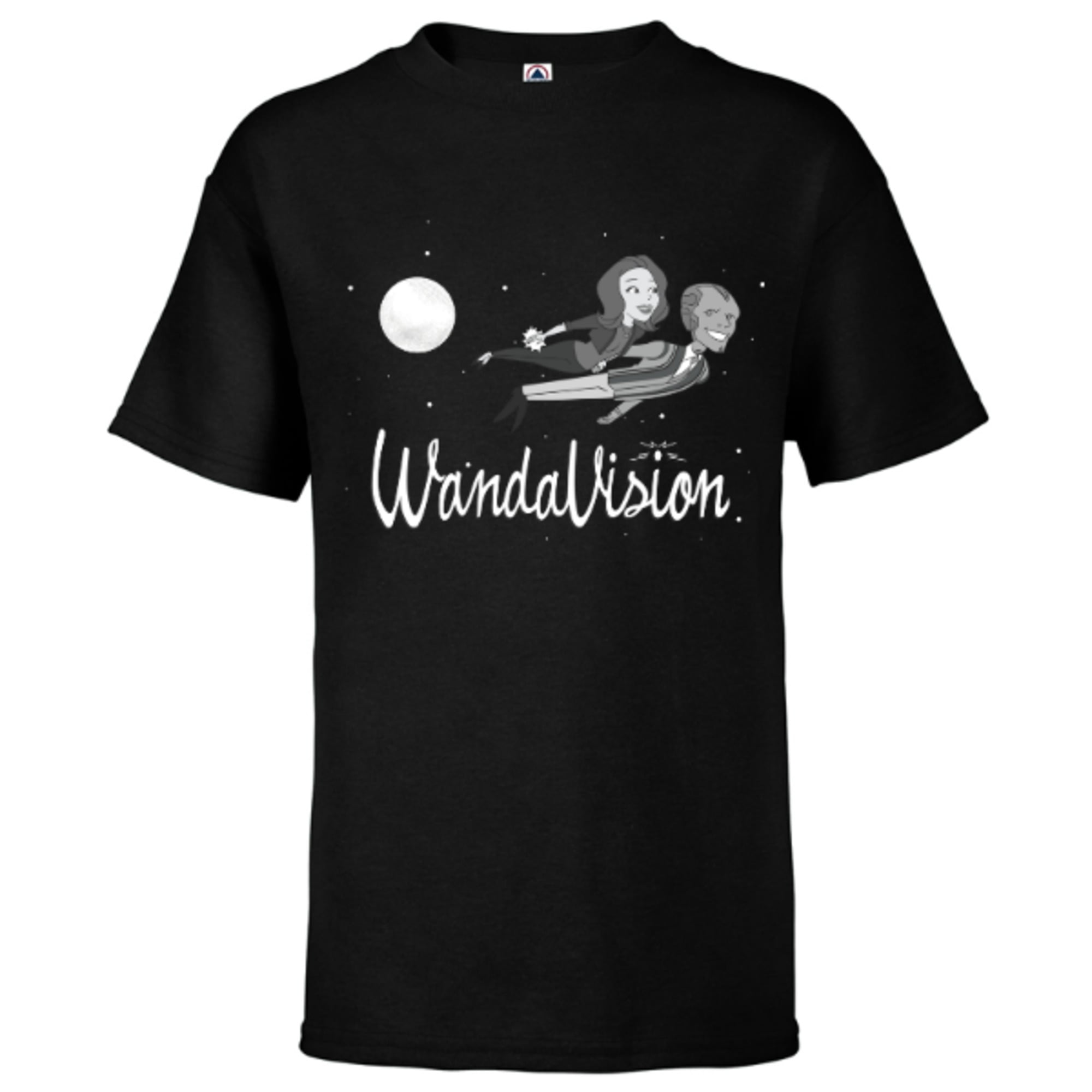 Marvel WandaVision Wanda and Vision 60s Moonlight Flight - Short Sleeve ...