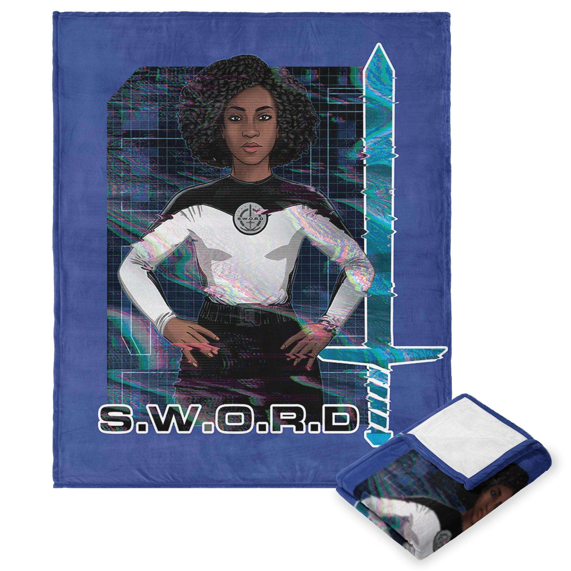 Marvel Wandavision TV Show Team Sword Kids Silk Touch Throw Blanket ...