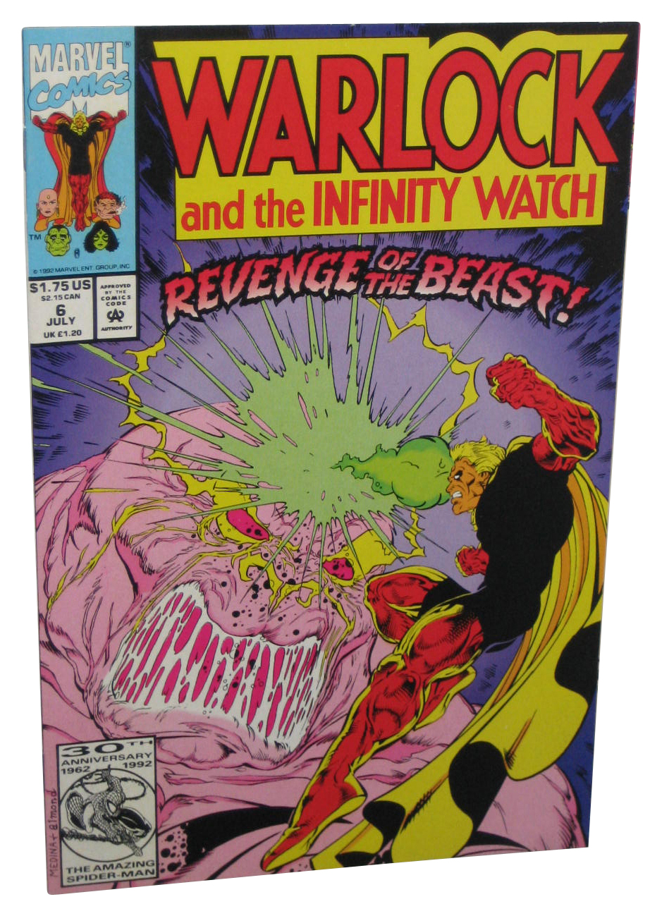 Marvel Warlock and The Infinity Watch Revenge of The Beast (1992) Comic Book Issue #6 - Walmart.com