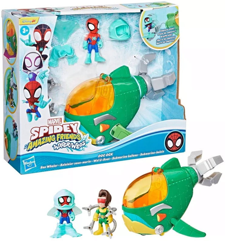 Marvel Water-Webs Doc Ock Sea Whaler Playset - Walmart.com