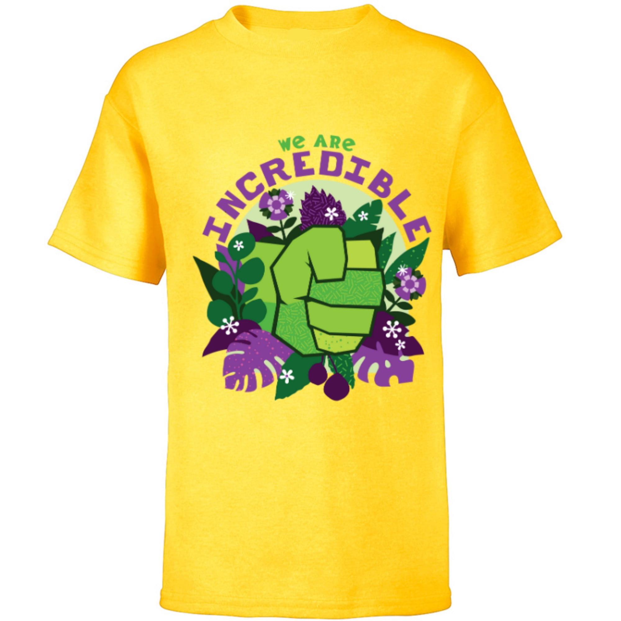 Marvel We Are Groot Hulk We Are Incredible - Short Sleeve T-Shirt for ...
