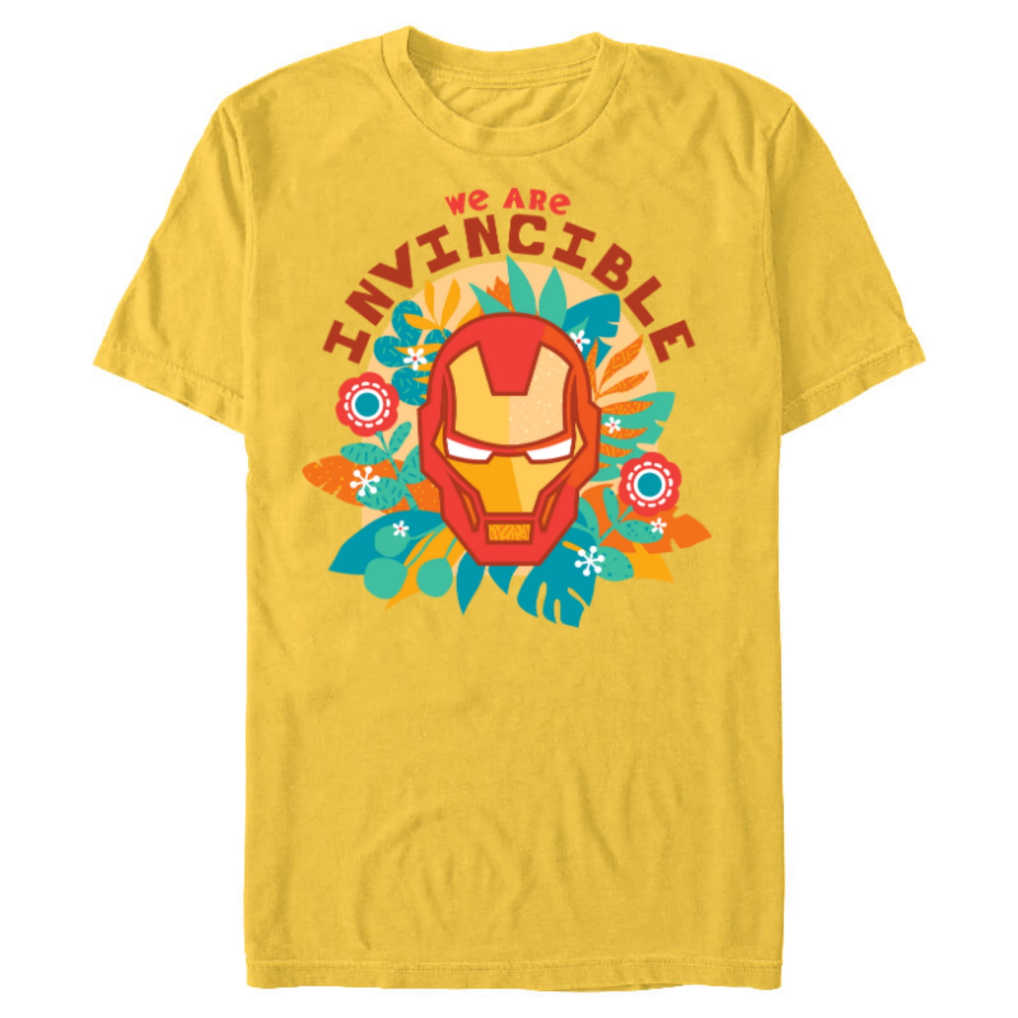 Marvel We Are Groot Iron Man We Are Invincible - Short Sleeve Blended T ...