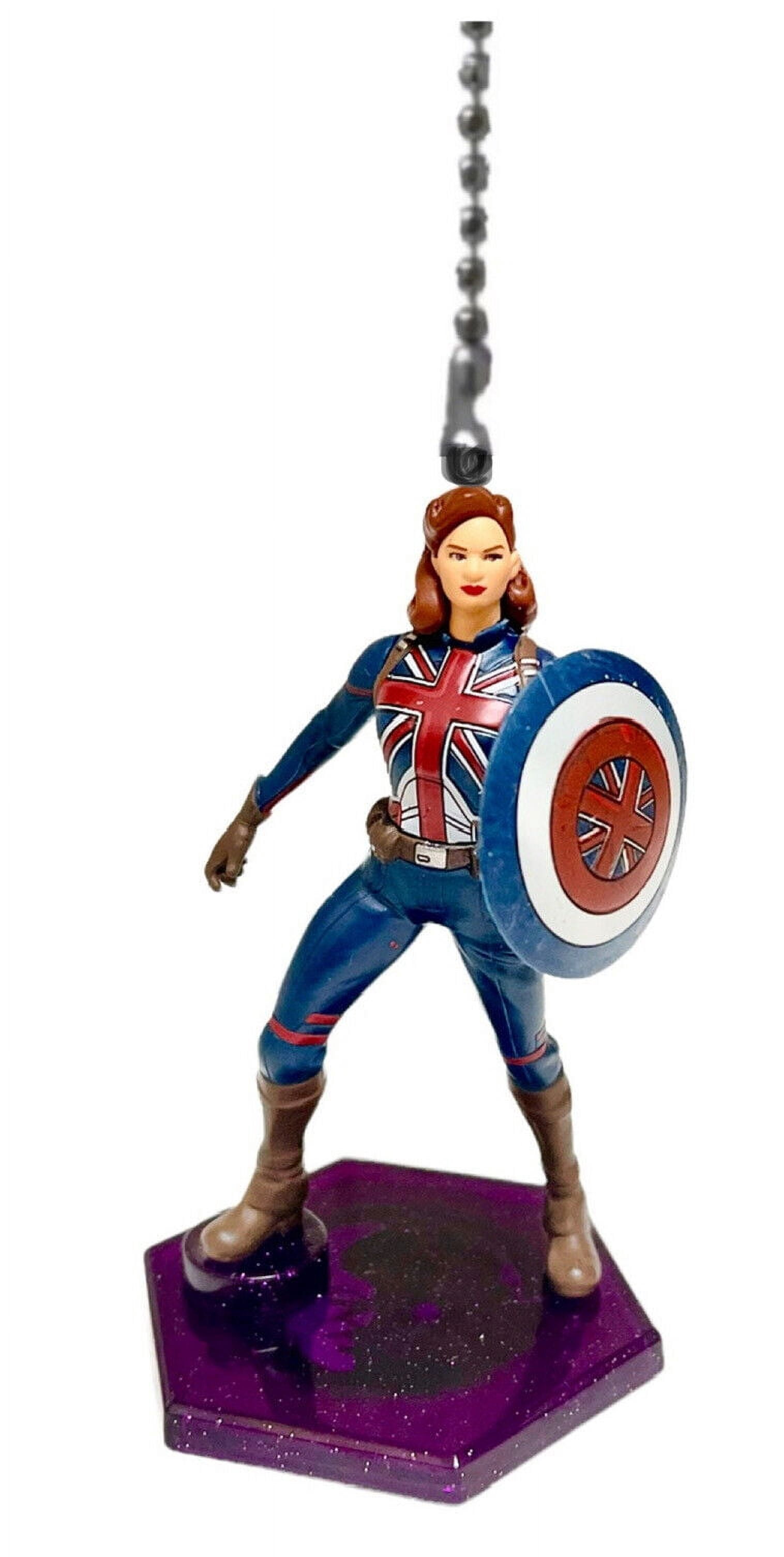 Marvel What If? Captain Carter PVC Fan Lamp Pull Chain Figure Figurine ...