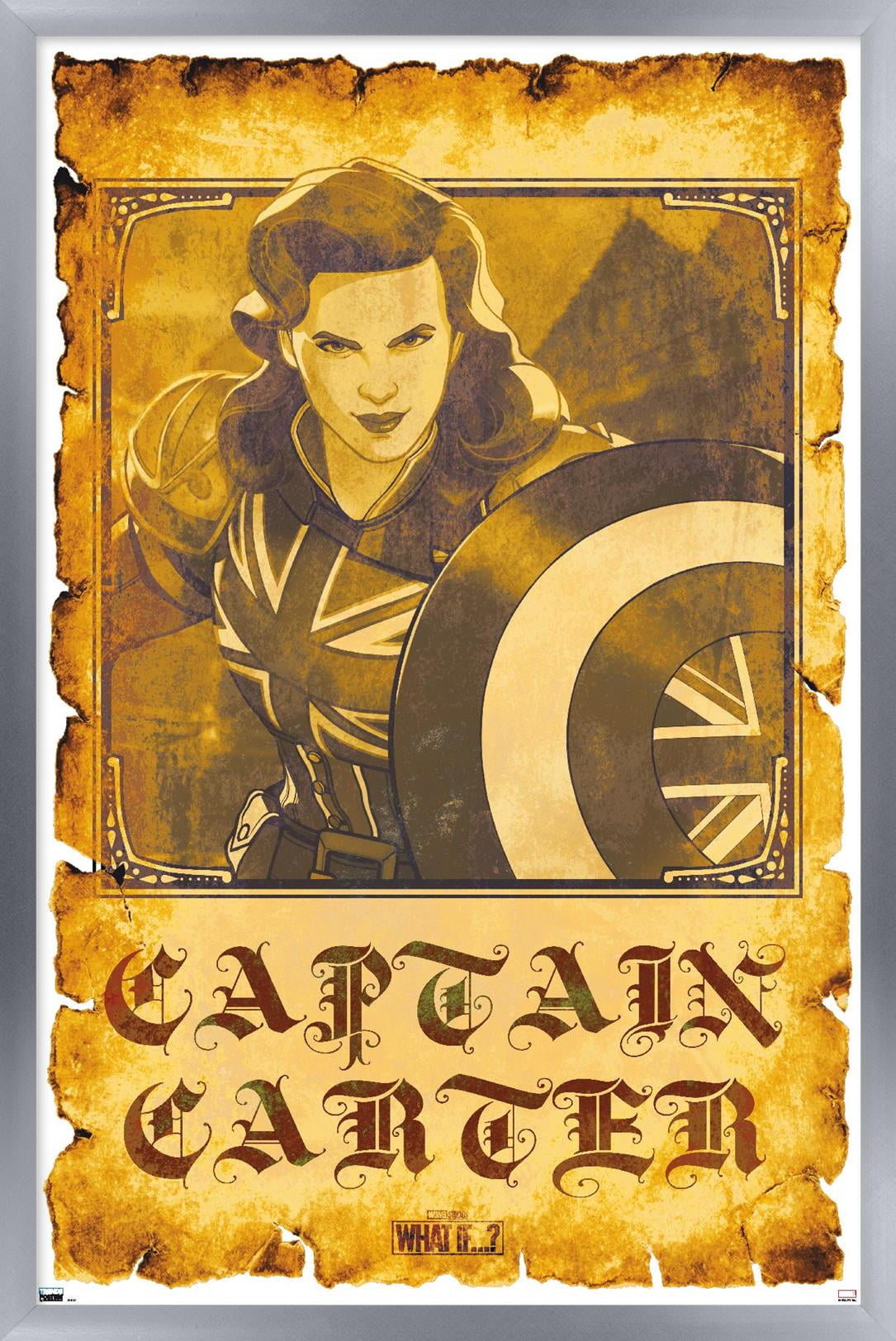 Marvel What If: Season 2 - Captain Carter Wall Poster, 14.725" x 22.375 ...