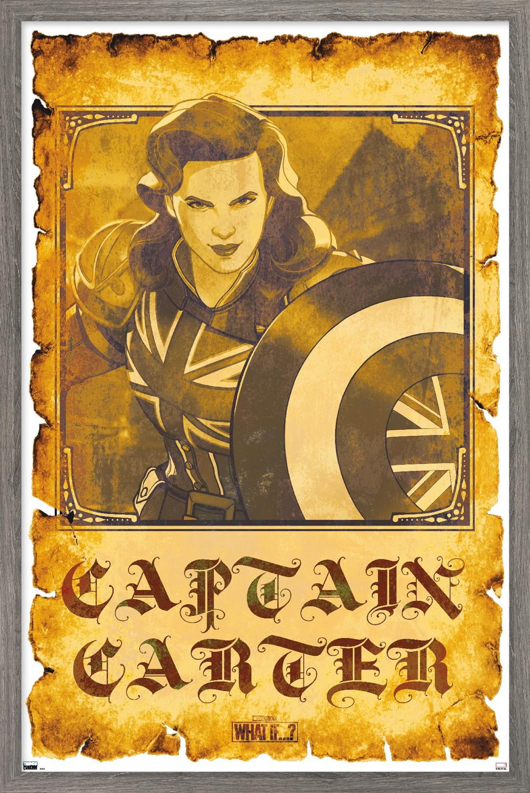 Marvel What If: Season 2 - Captain Carter Wall Poster, 14.725" x 22.375 ...